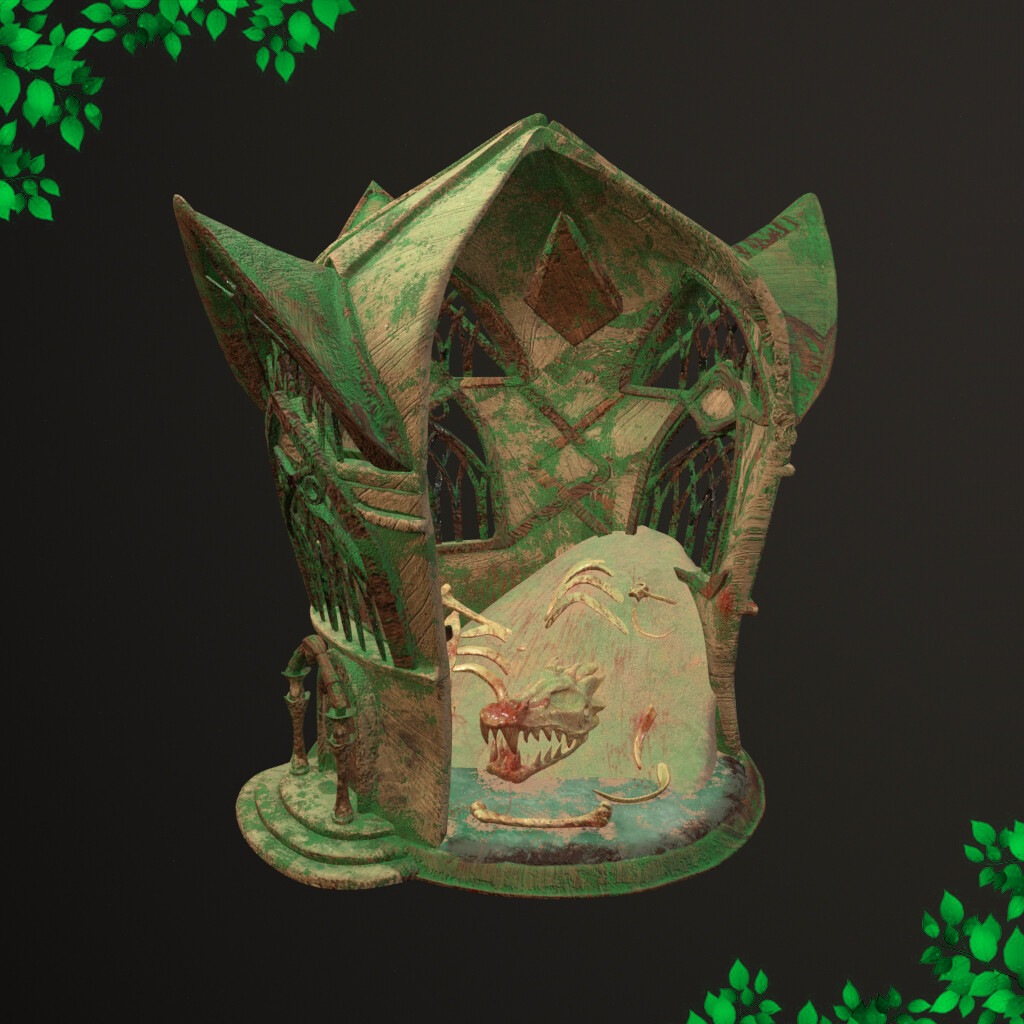 ArtStation - WOOD TEMPLE