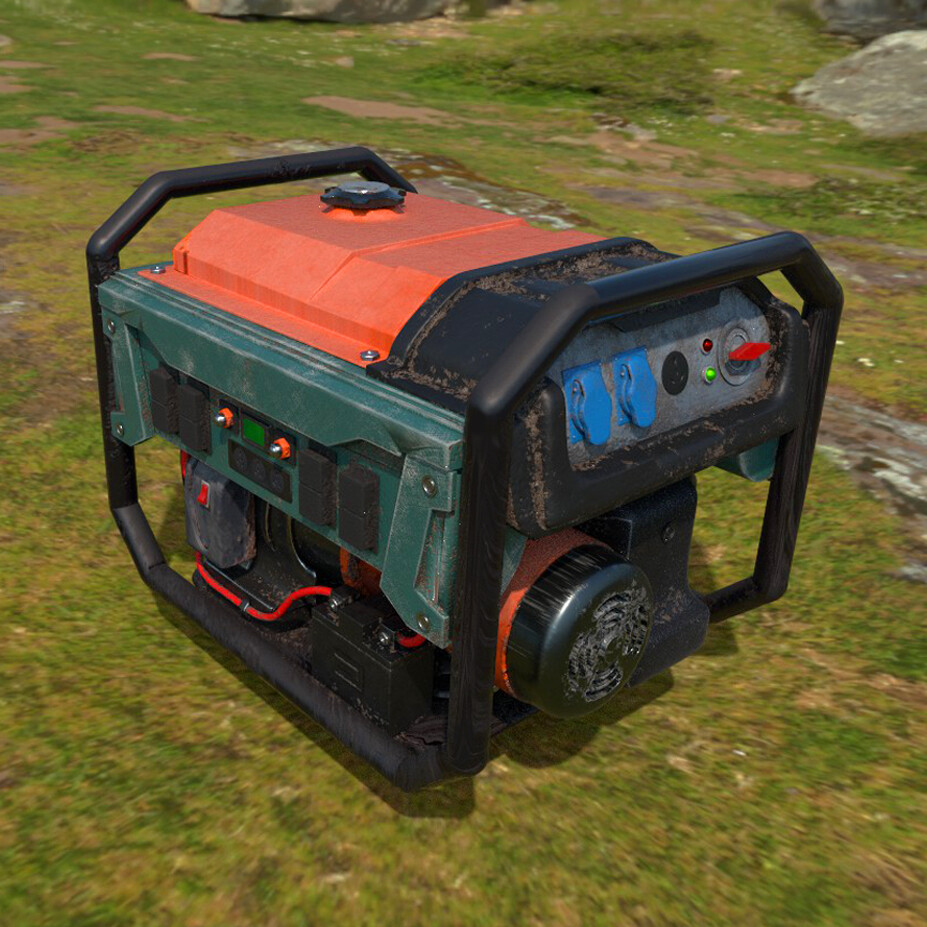 ArtStation - ELECTRIC GENERATOR, prop