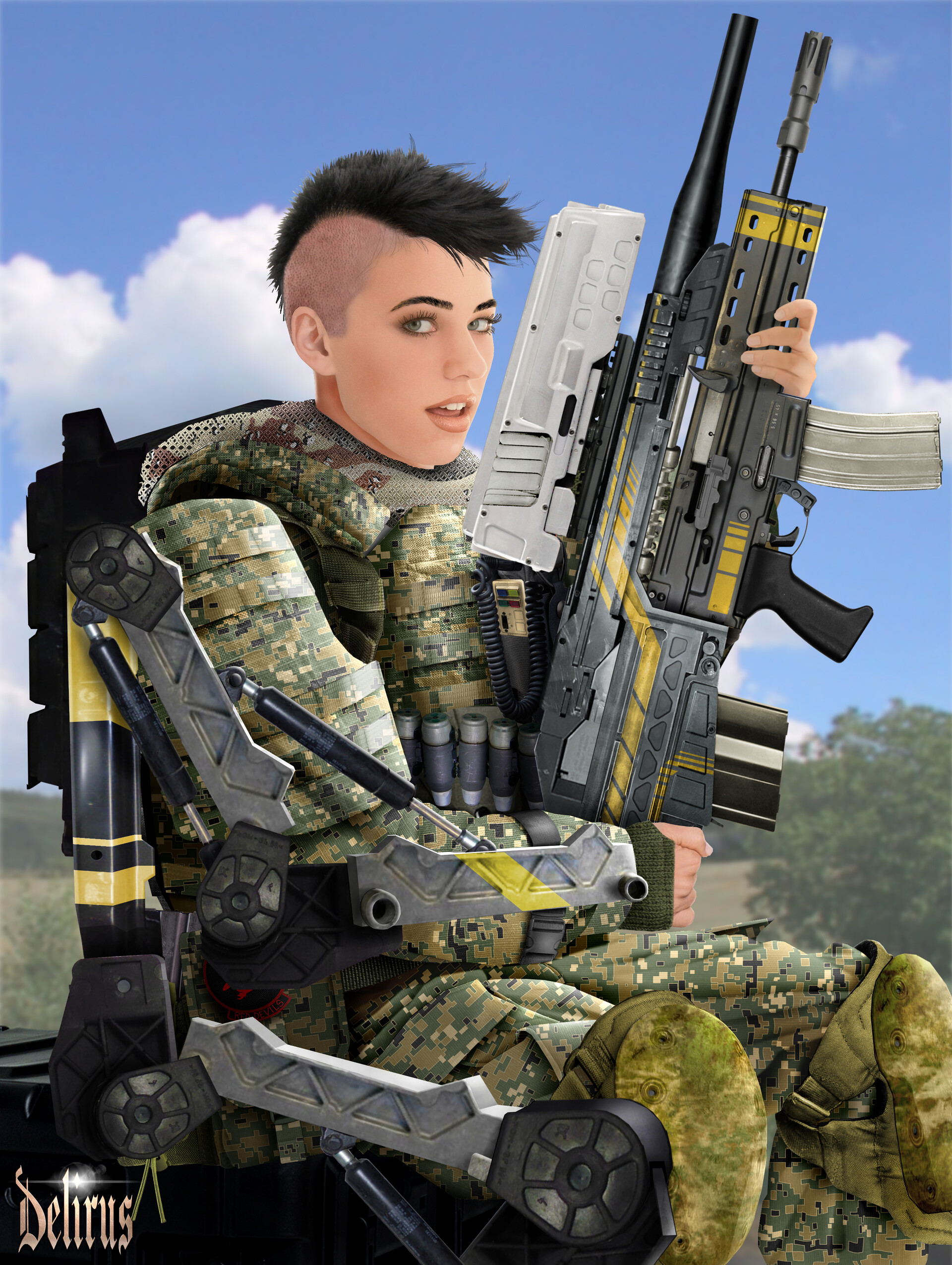 Private Military Contractor Art Rebranding Private Military Companies