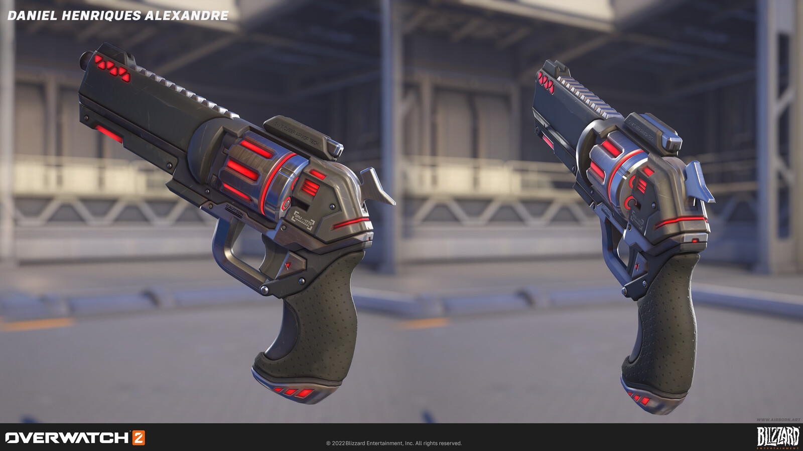 Daniel Alexandre - Overwatch 2 - Invisible Man Cassidy Weapon Skin