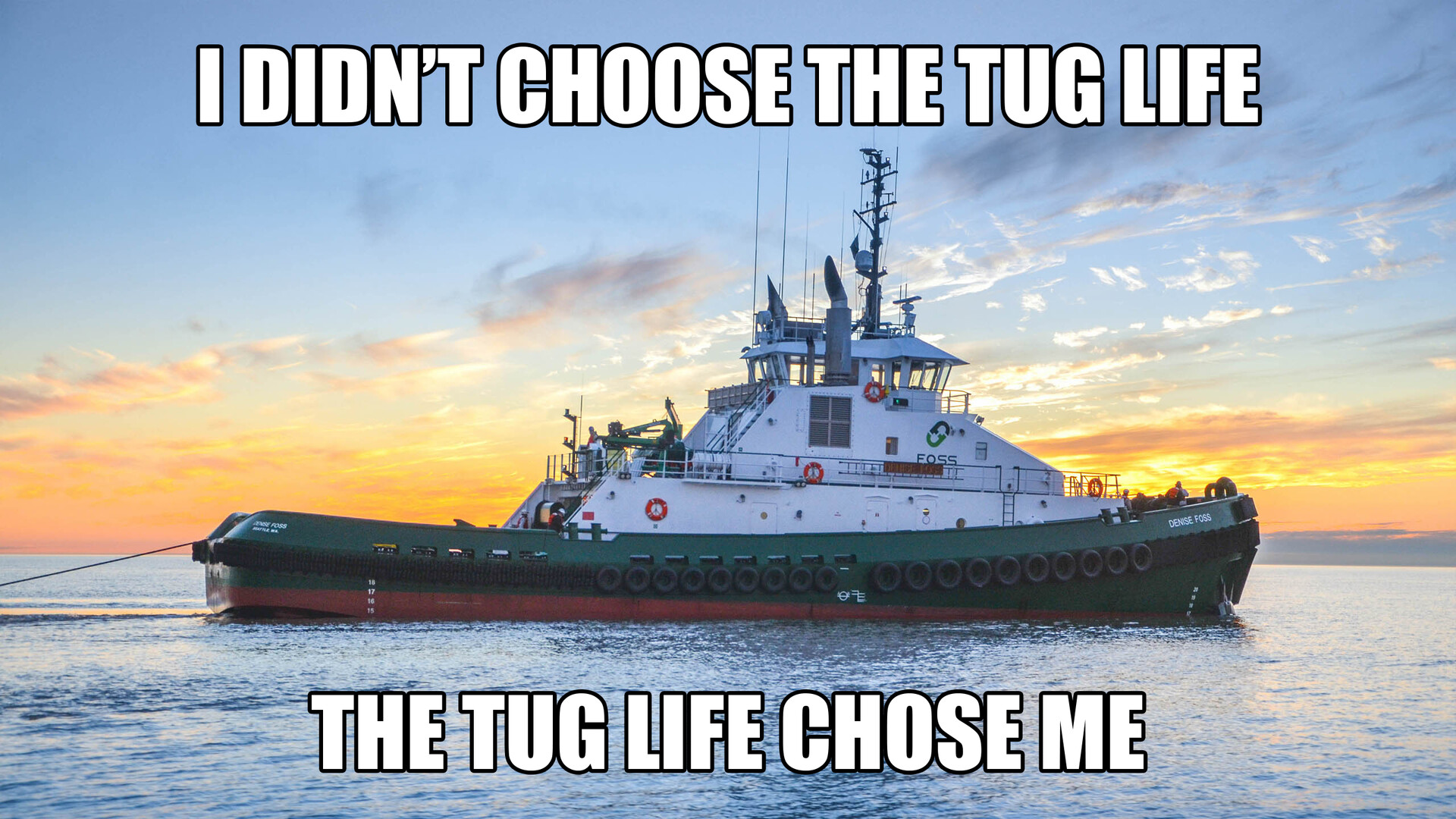 ArtStation - Tugboat Meme Tug Life