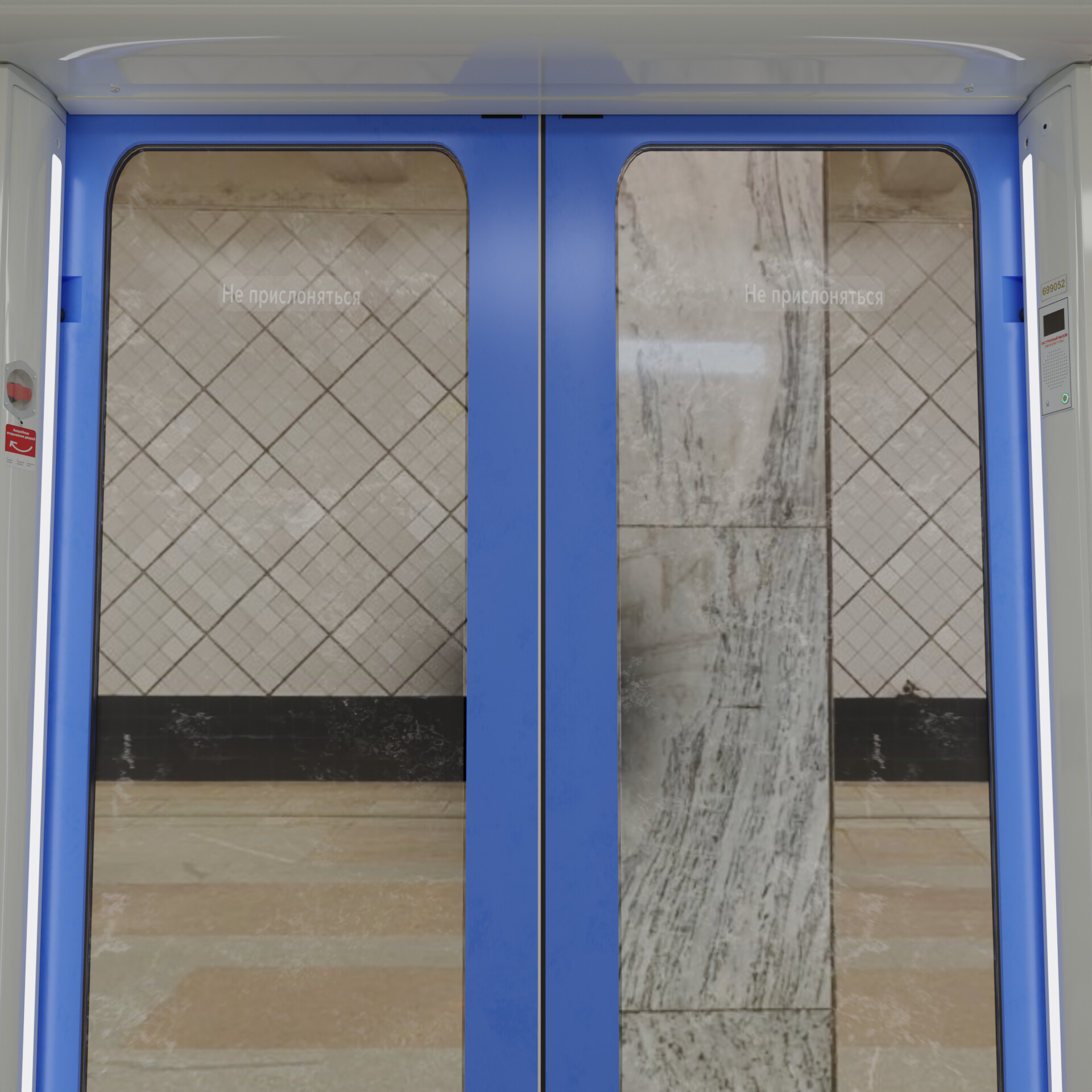 ArtStation - Moscow metro doors