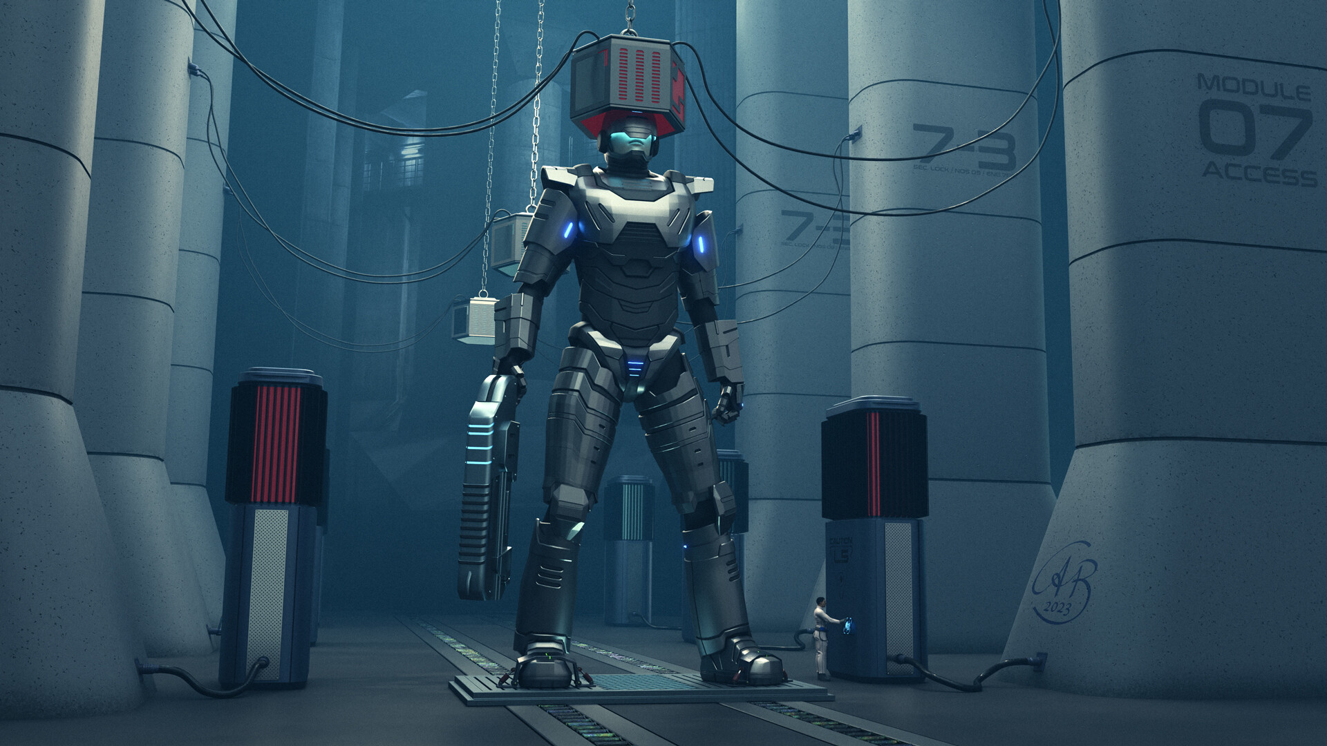 ArtStation - Cyborg getting an Update.....