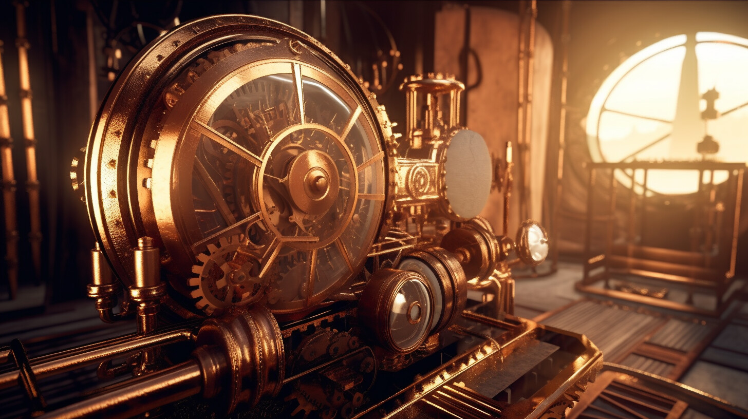 ArtStation - The engine room - AI-generated art