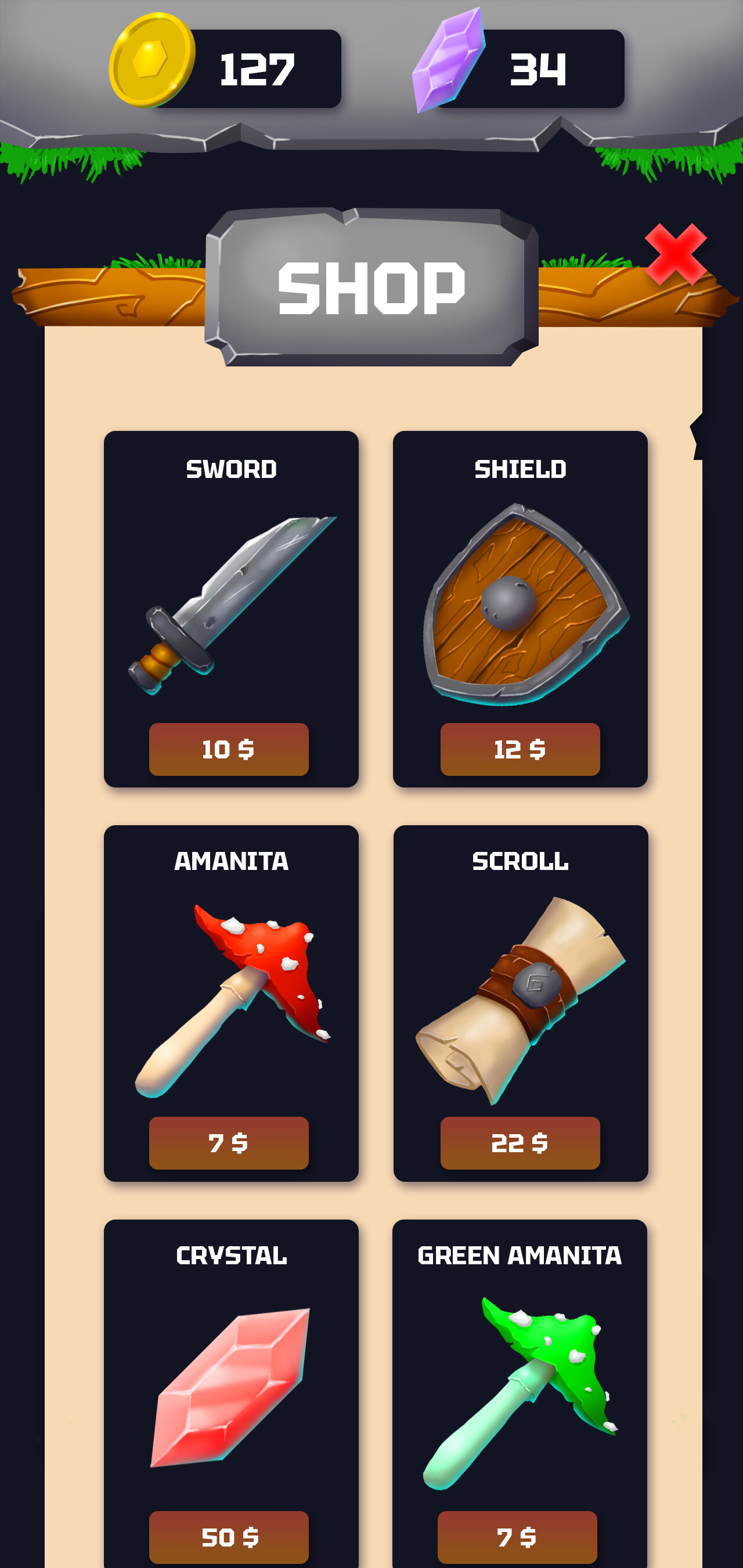 ArtStation - Game UI