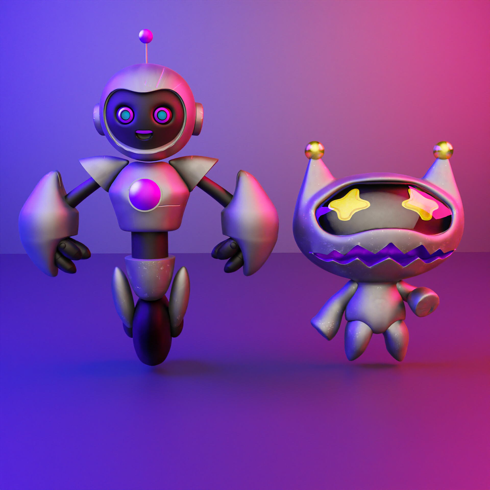ArtStation - Robot Friends
