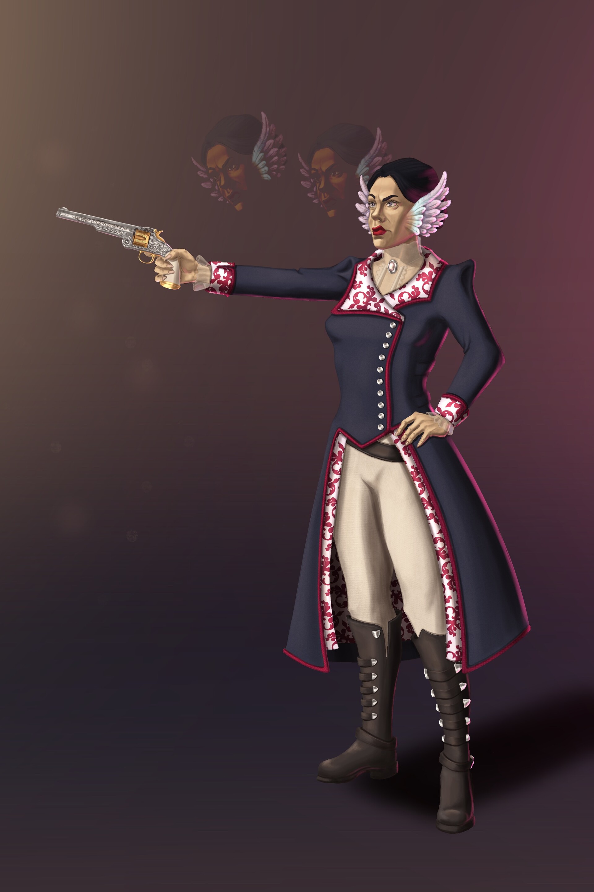 ArtStation - Genereal Winghead - A Head With Wings Character Concept