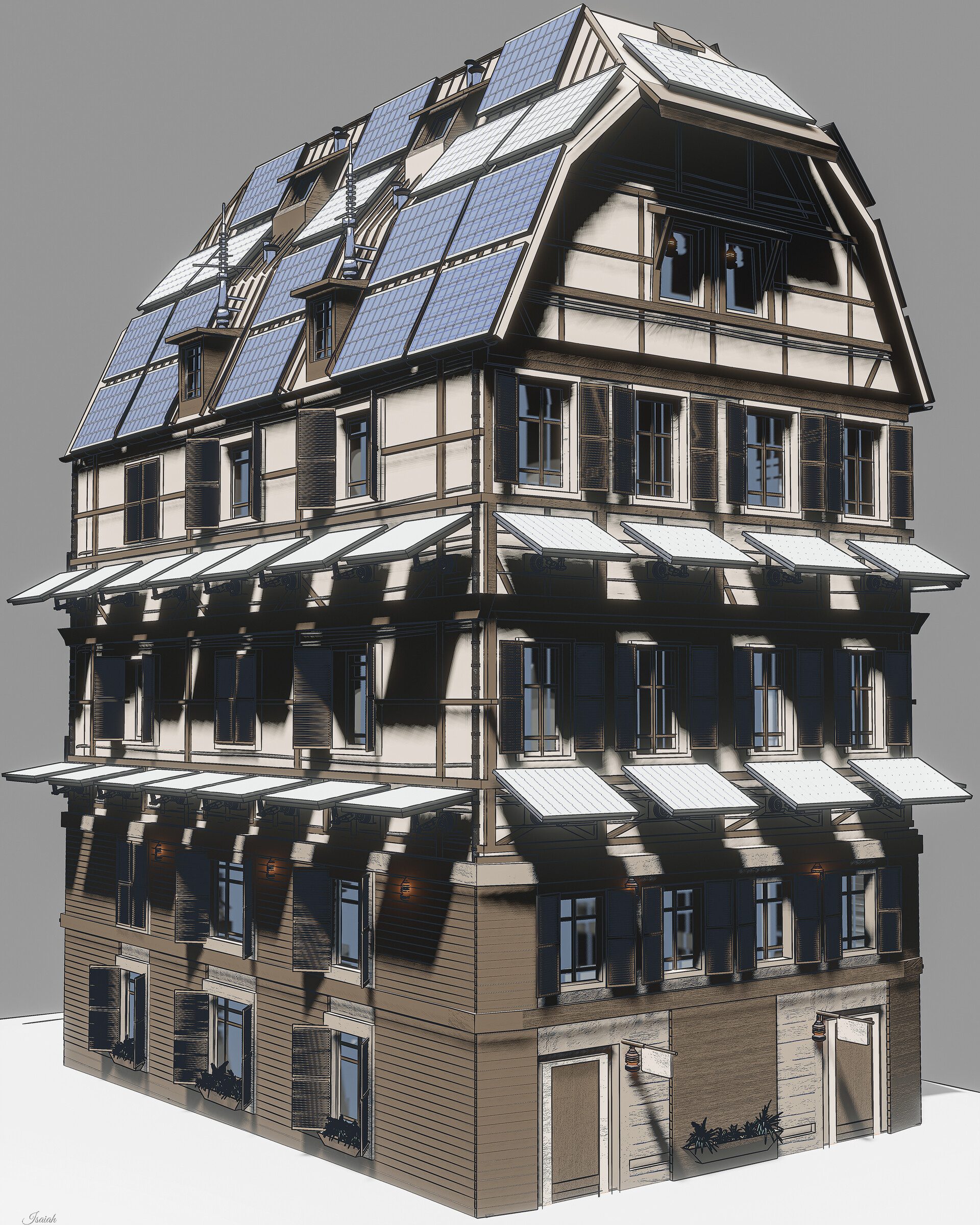 ArtStation - Solar House 2