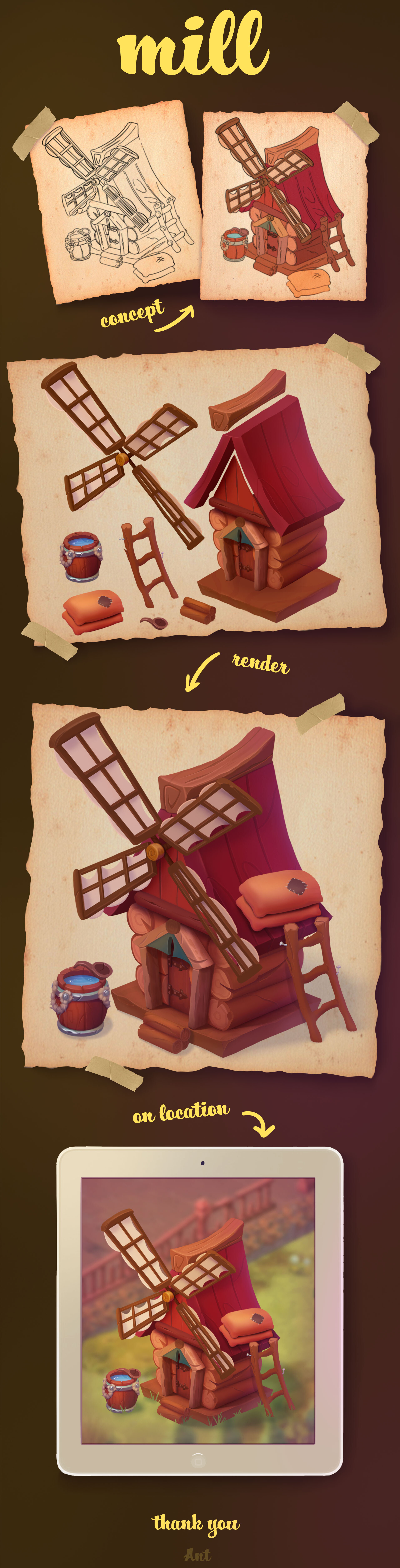 ArtStation - Сartoon mill