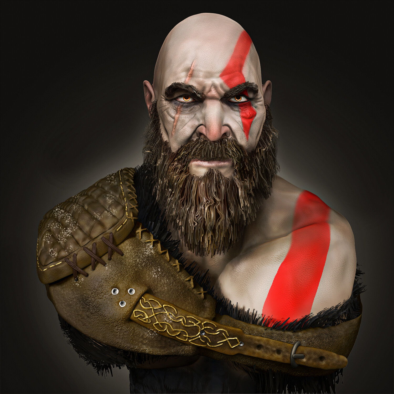 ArtStation - Kratos - Fanart