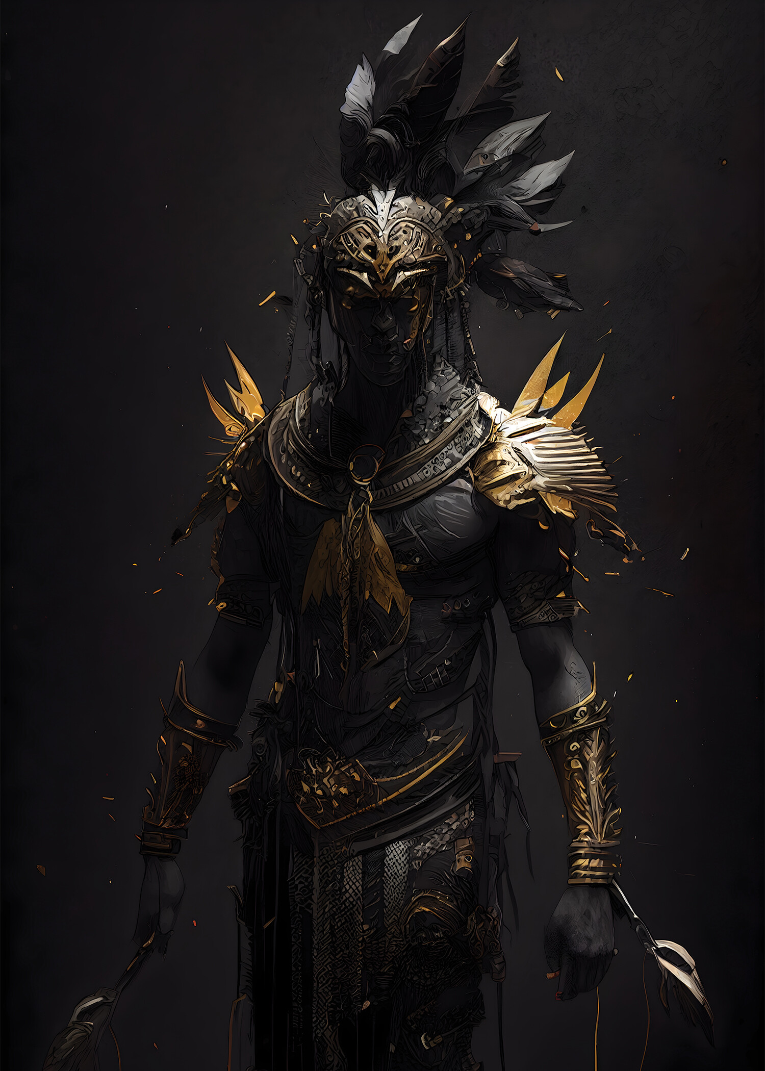 Zulu Warrior Drawings