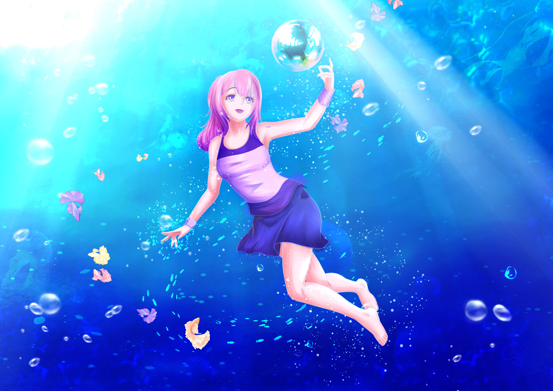 ArtStation - Dive with Joy