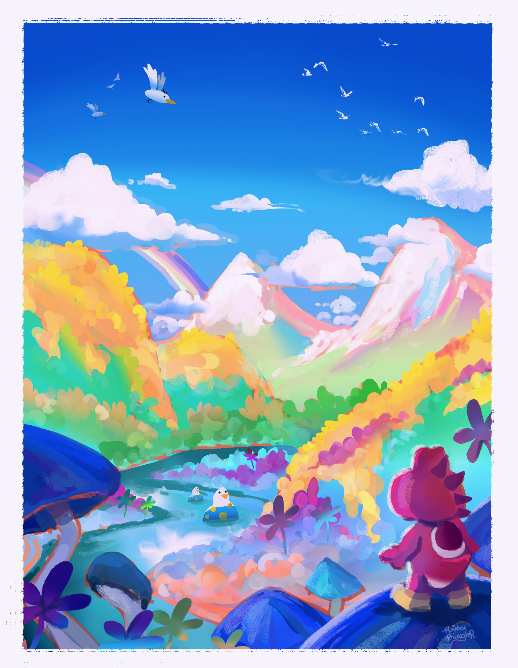 ArtStation - Yoshi in Spring