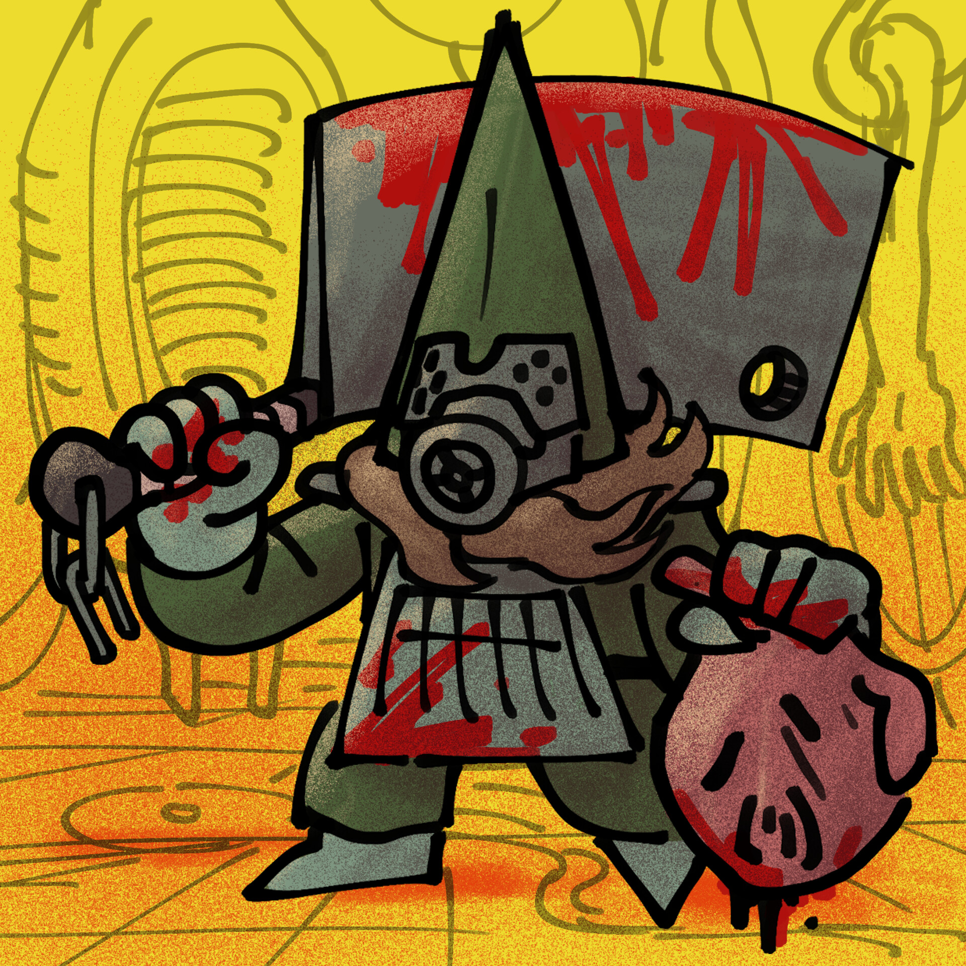 ArtStation - Butcher/Knight sketch