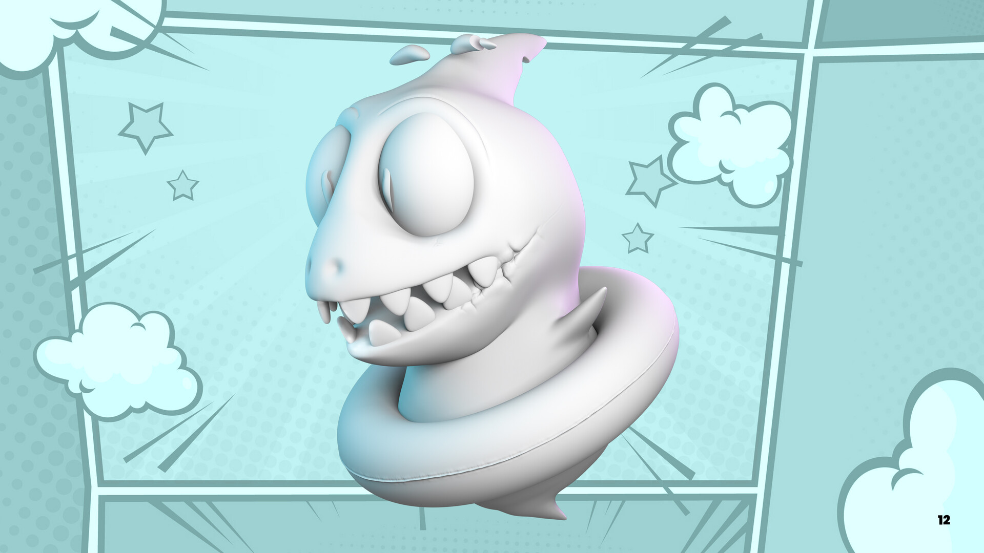 ArtStation - Character concept Bruce 3D