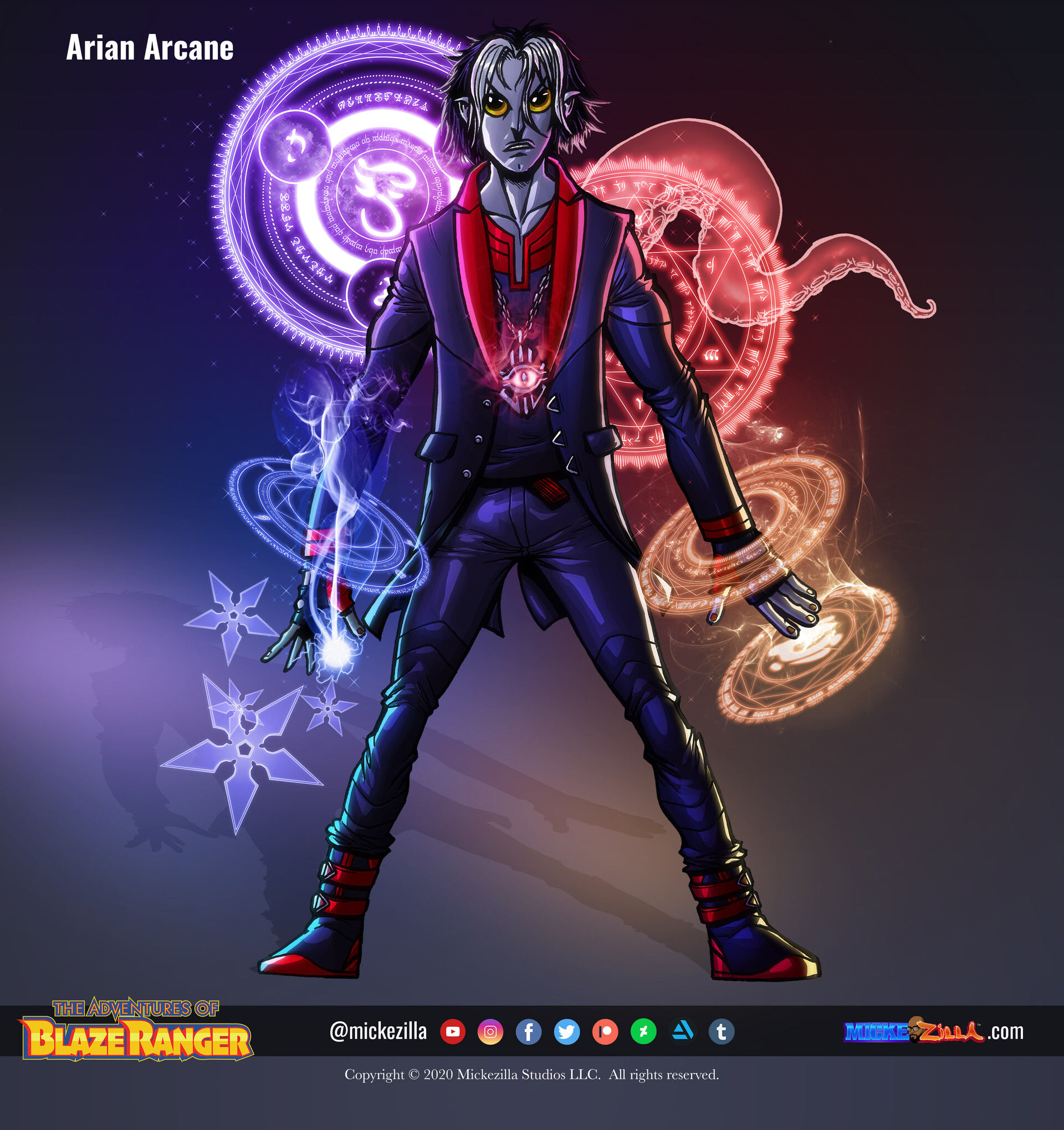 Mickezilla Art - Arian Arcane