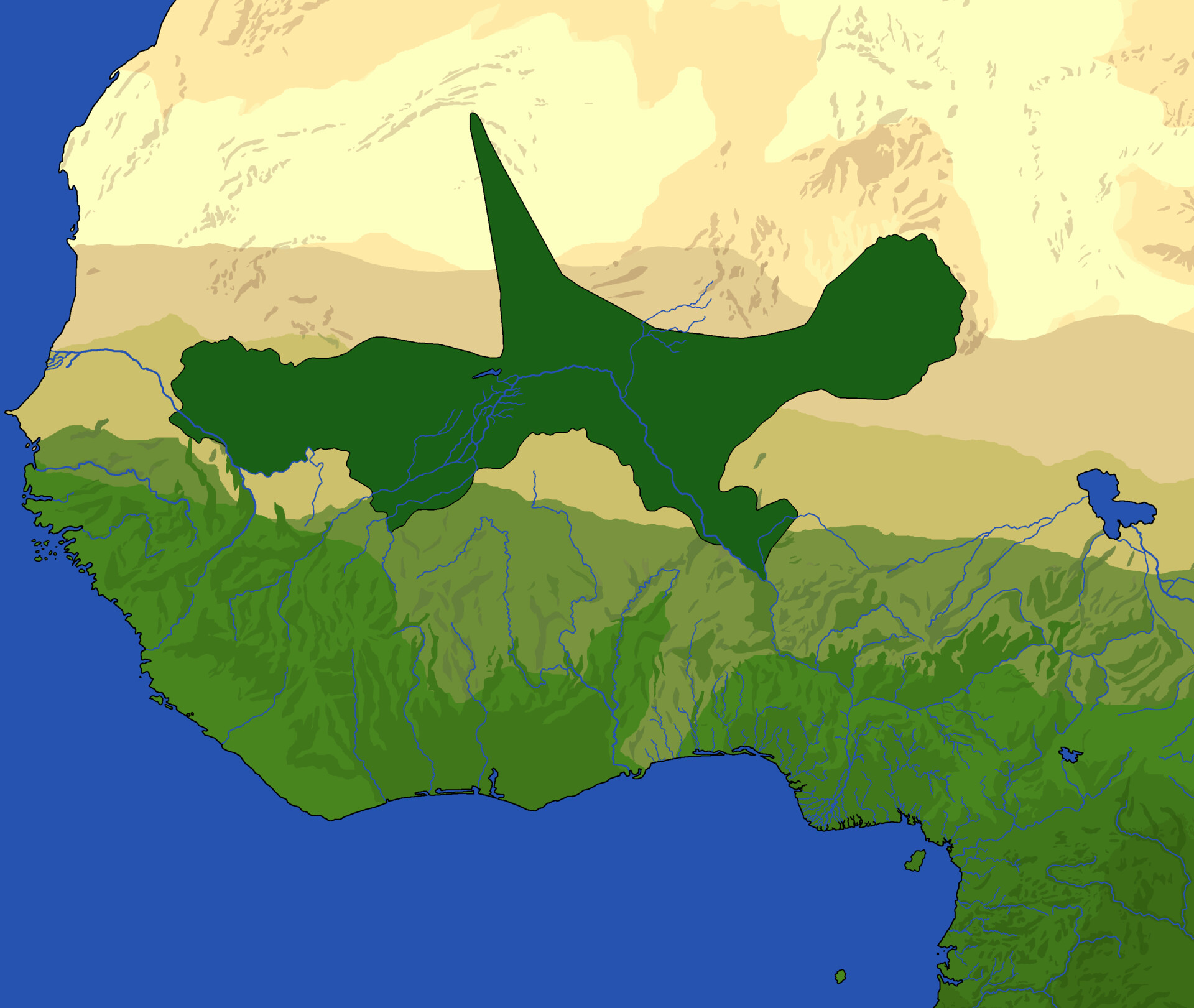 Ancient Songhai Empire Maps