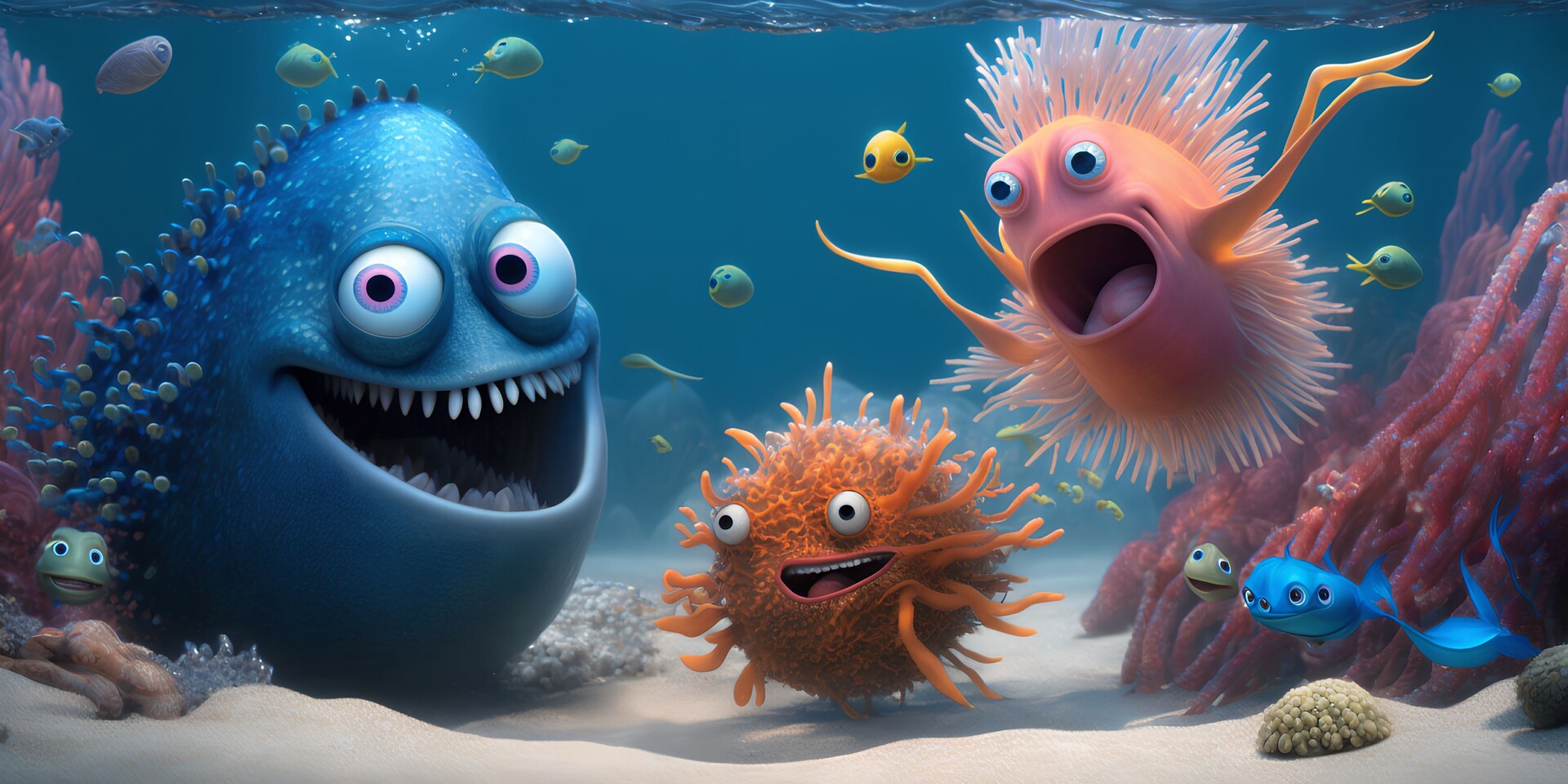 ArtStation - Sea Monster having a good day