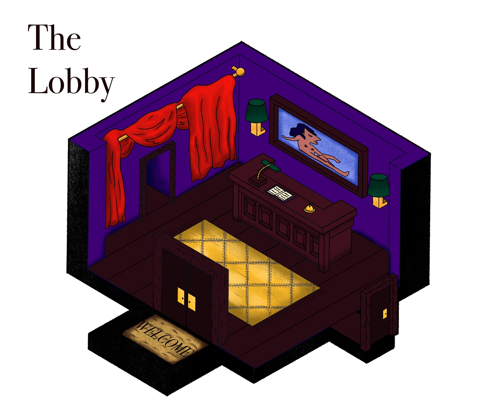 ArtStation - Apocalypse House: The Lobby