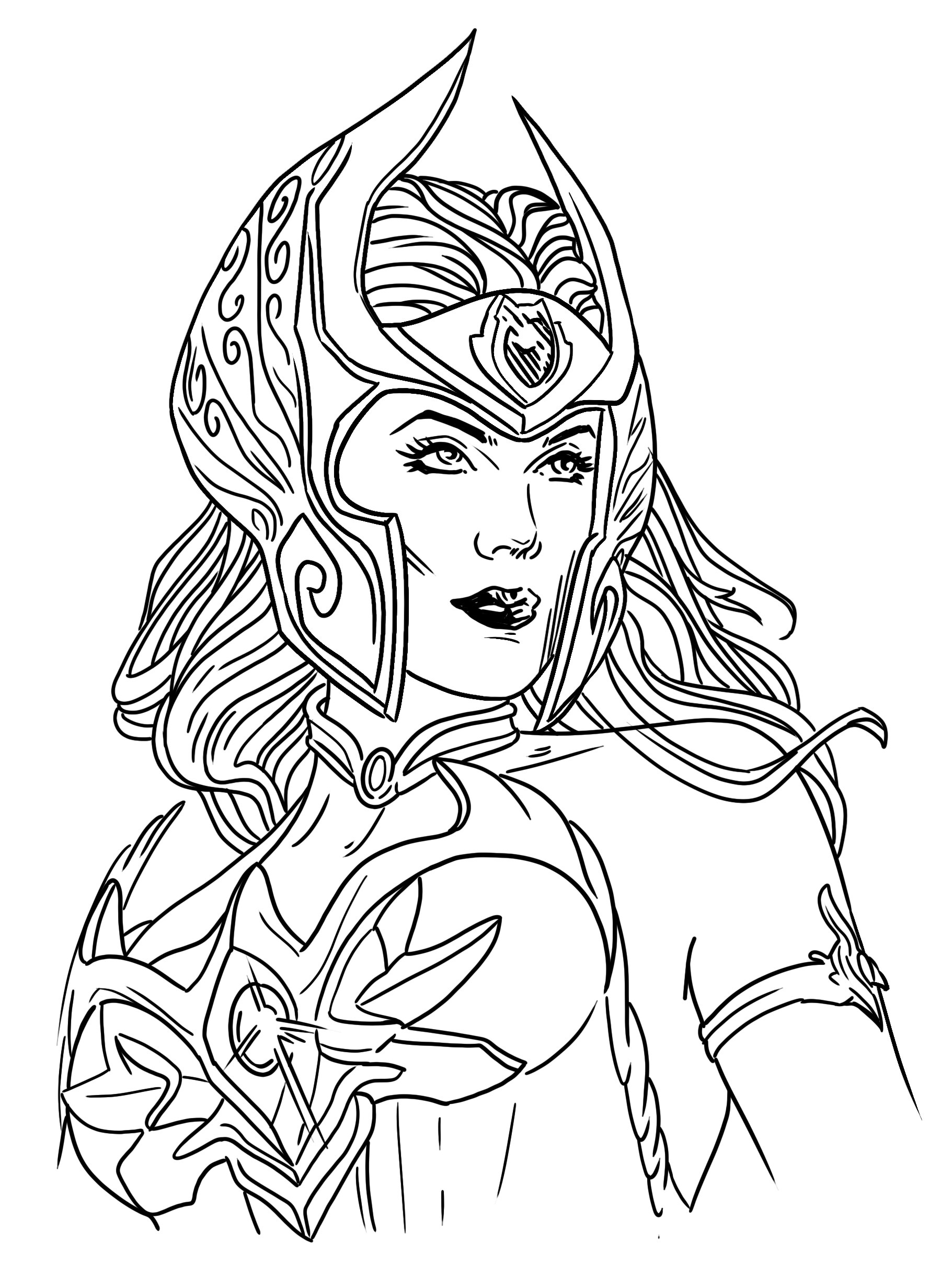 she ra coloring page
