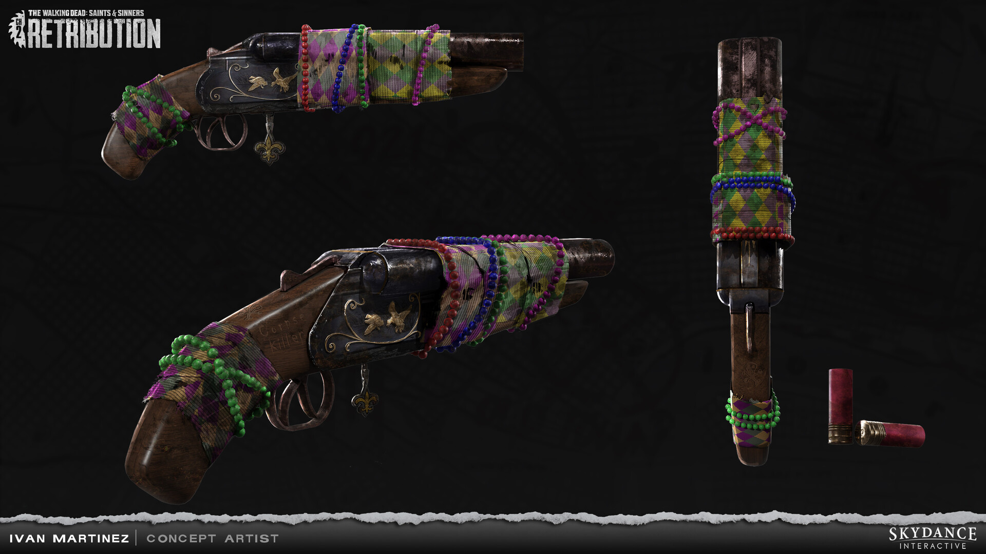 Ivan Martinez Concept Artist / Illustrator - TWD Mardi Gras Sawed Off ...