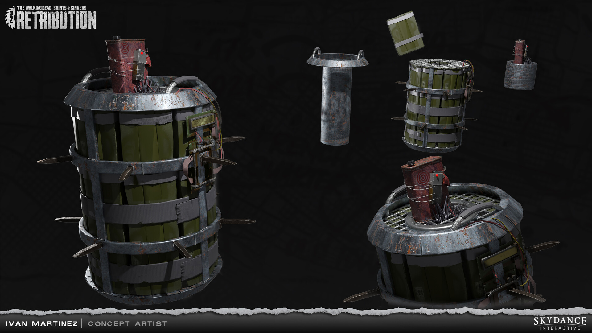 Ivan Martinez Concept Artist / Illustrator - TWD Bomb Design