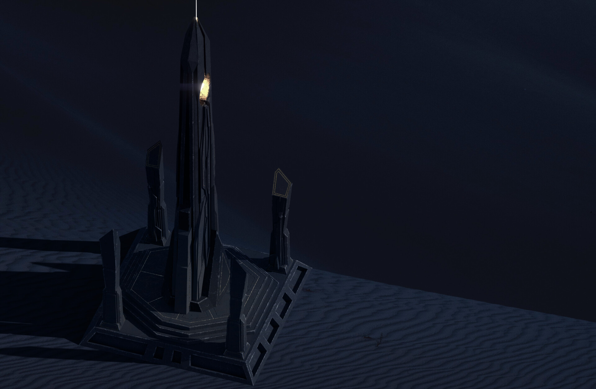 ArtStation - Sci Fi lighthouse