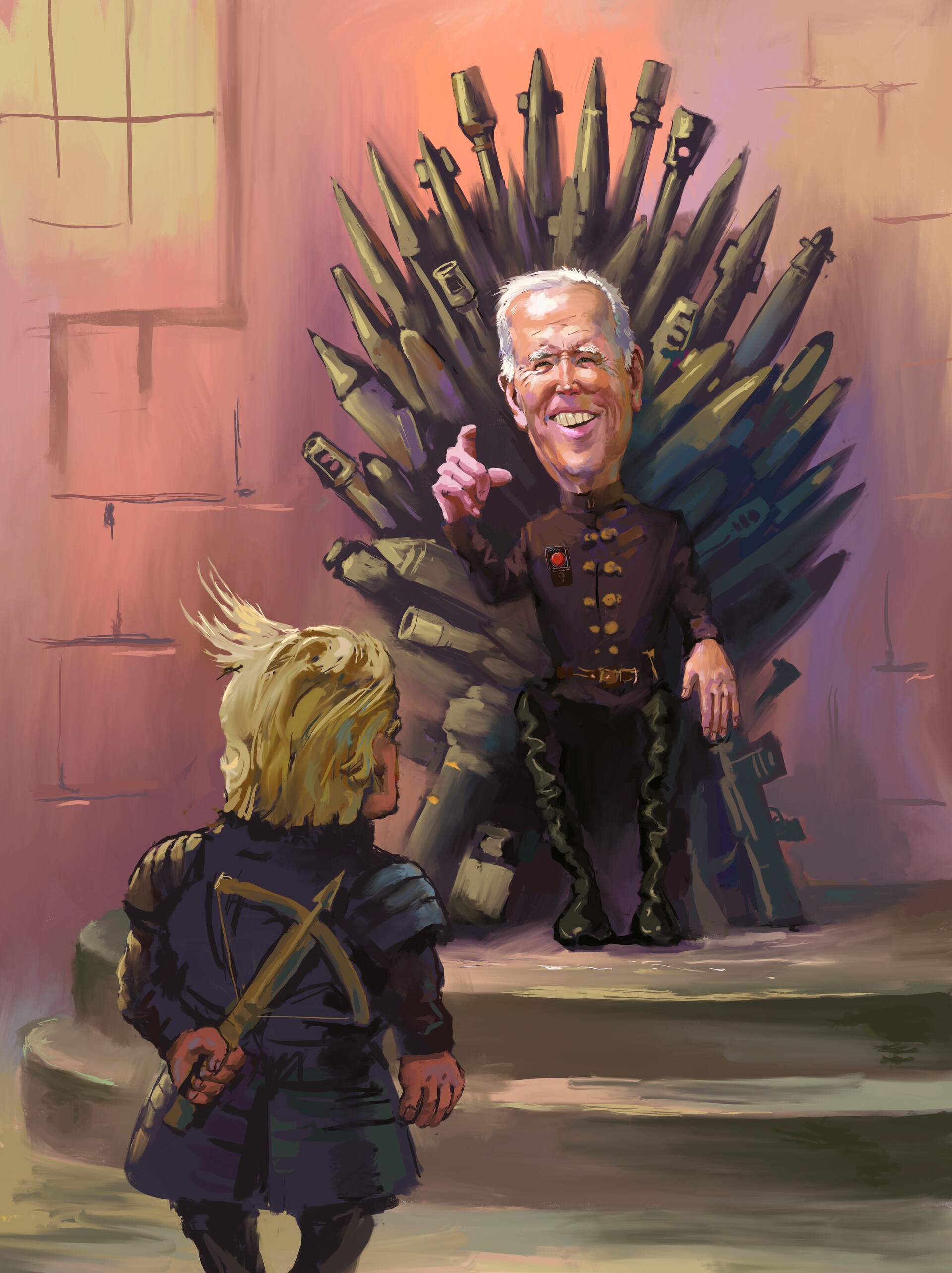 ArtStation - Funny political composition