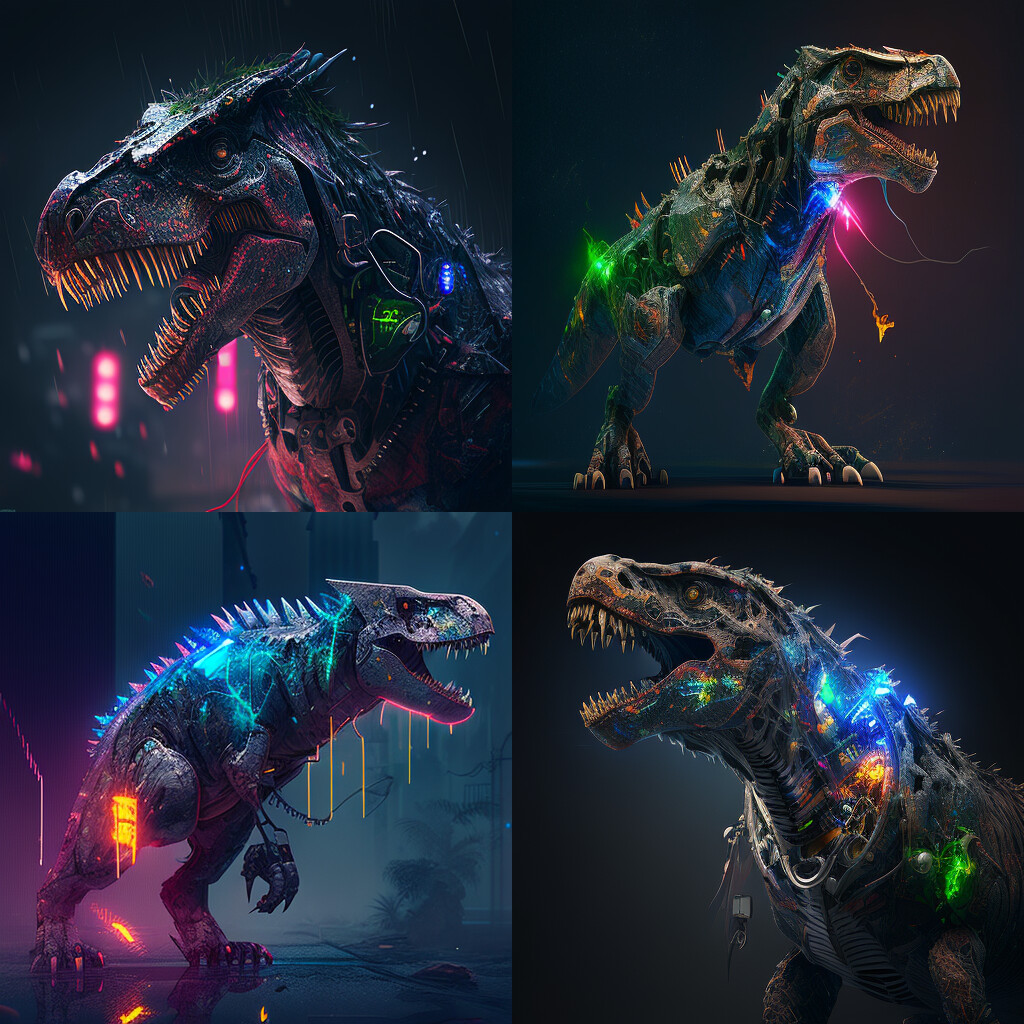 ArtStation - Futuristic T-REX