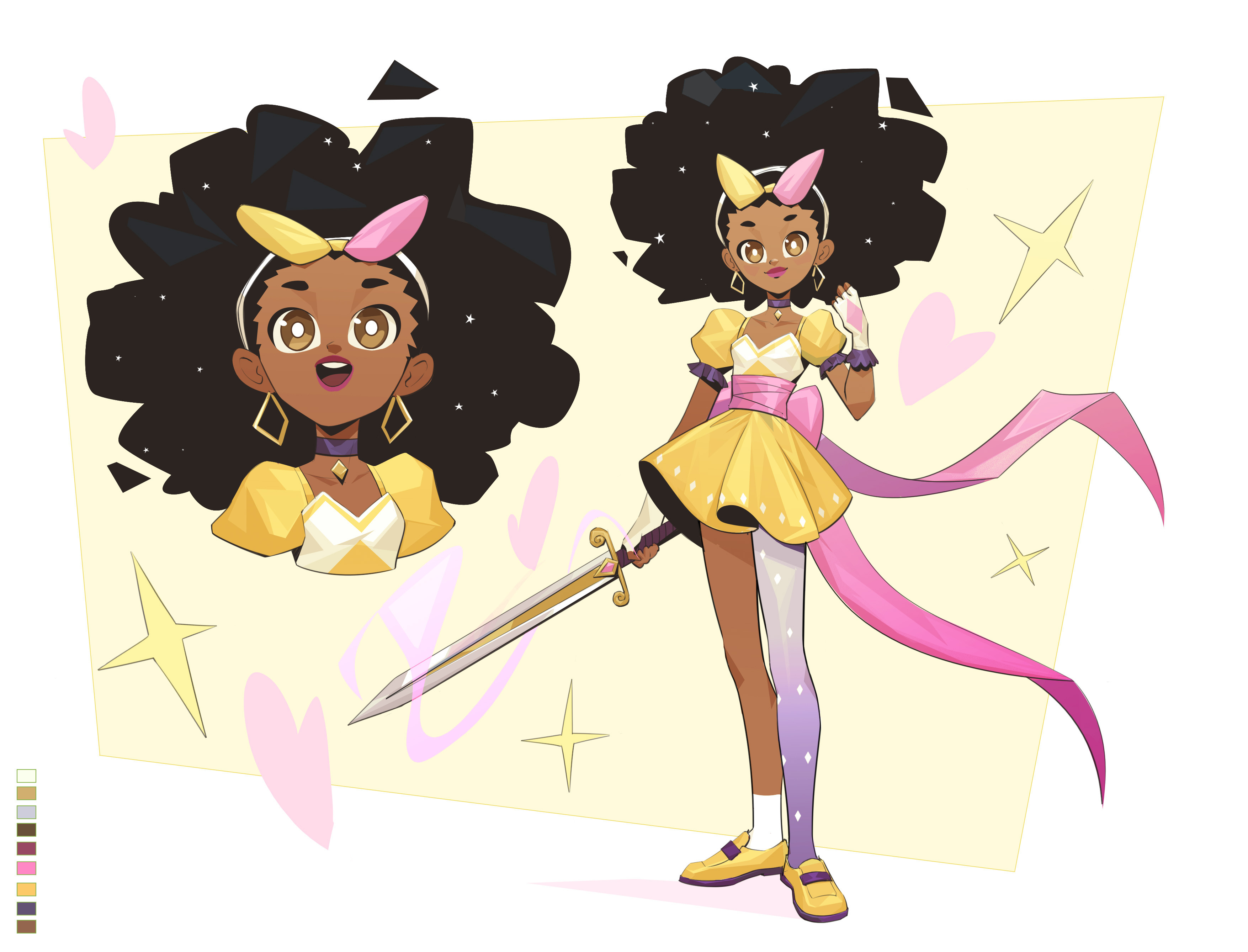 Salt Candy Main cast by Venus Bambisa : r/EbonyImagination