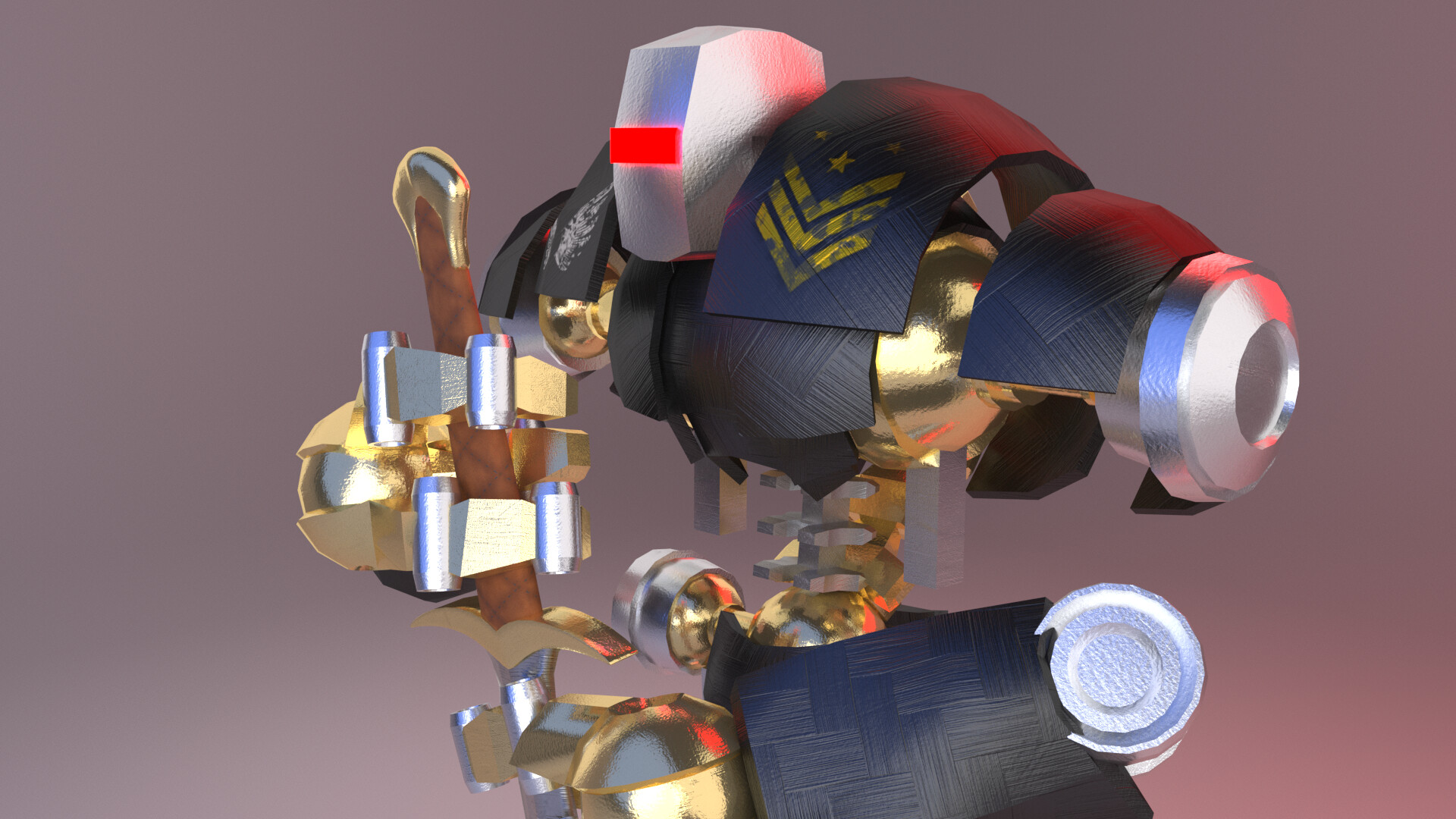 ArtStation - Armed Robot - CSC 279