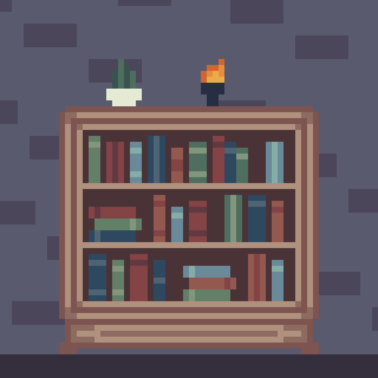 Animated Bookshelf