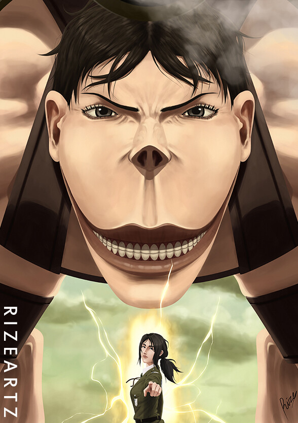 ArtStation - Pieck Finger, Cart Titan - Attack On Titan