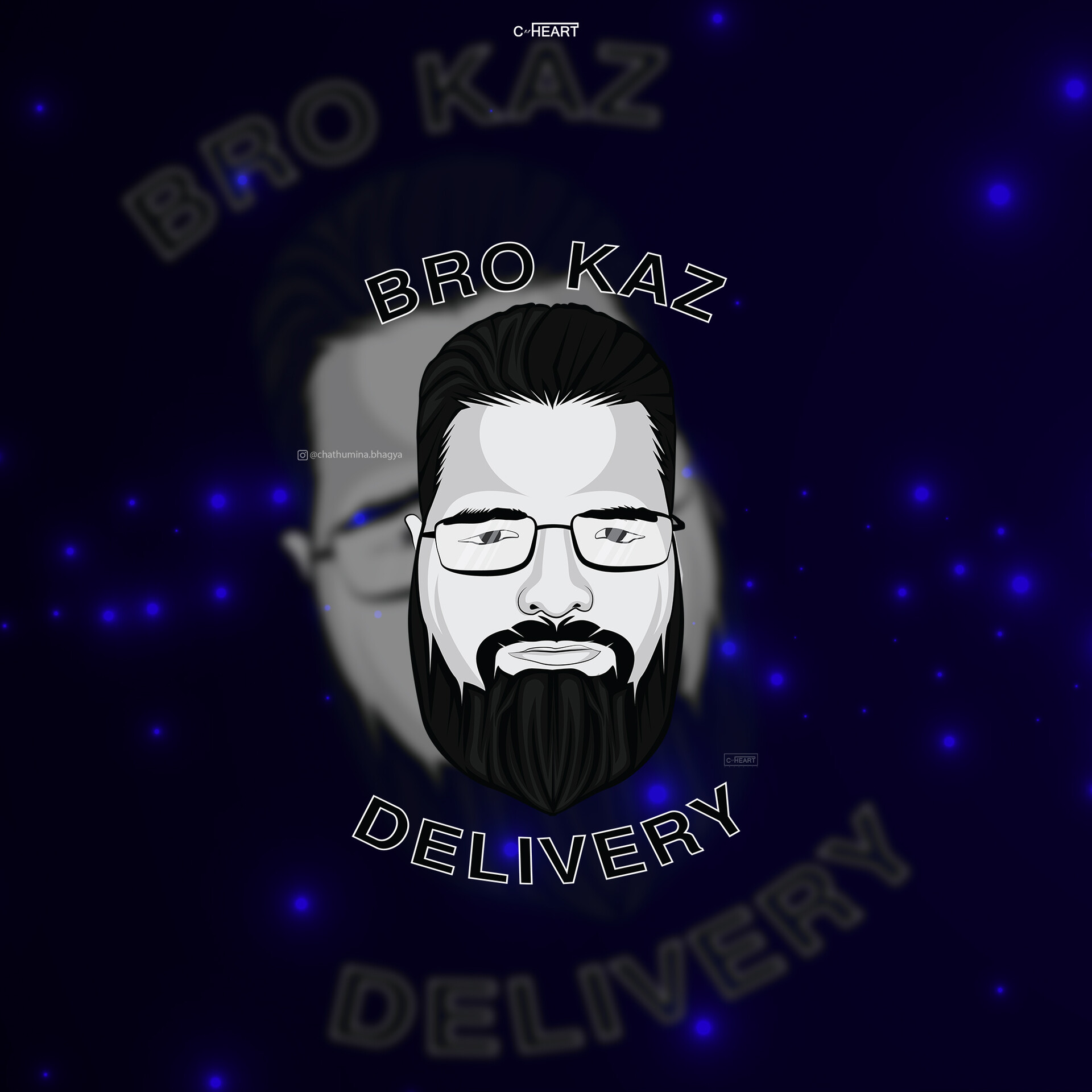 ArtStation - "Bro Kaz" Mascot Logo design.