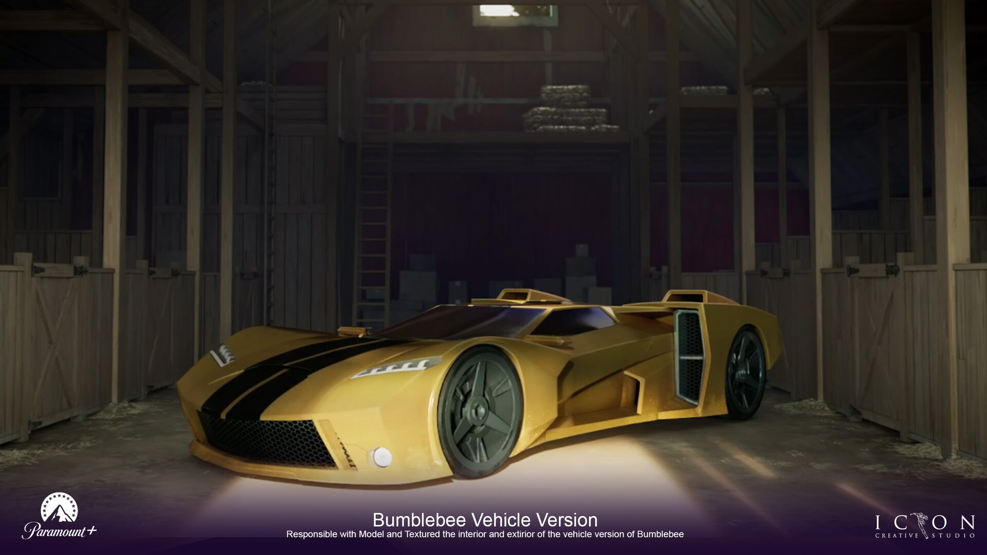 Bumblebee Transformers Car Interior