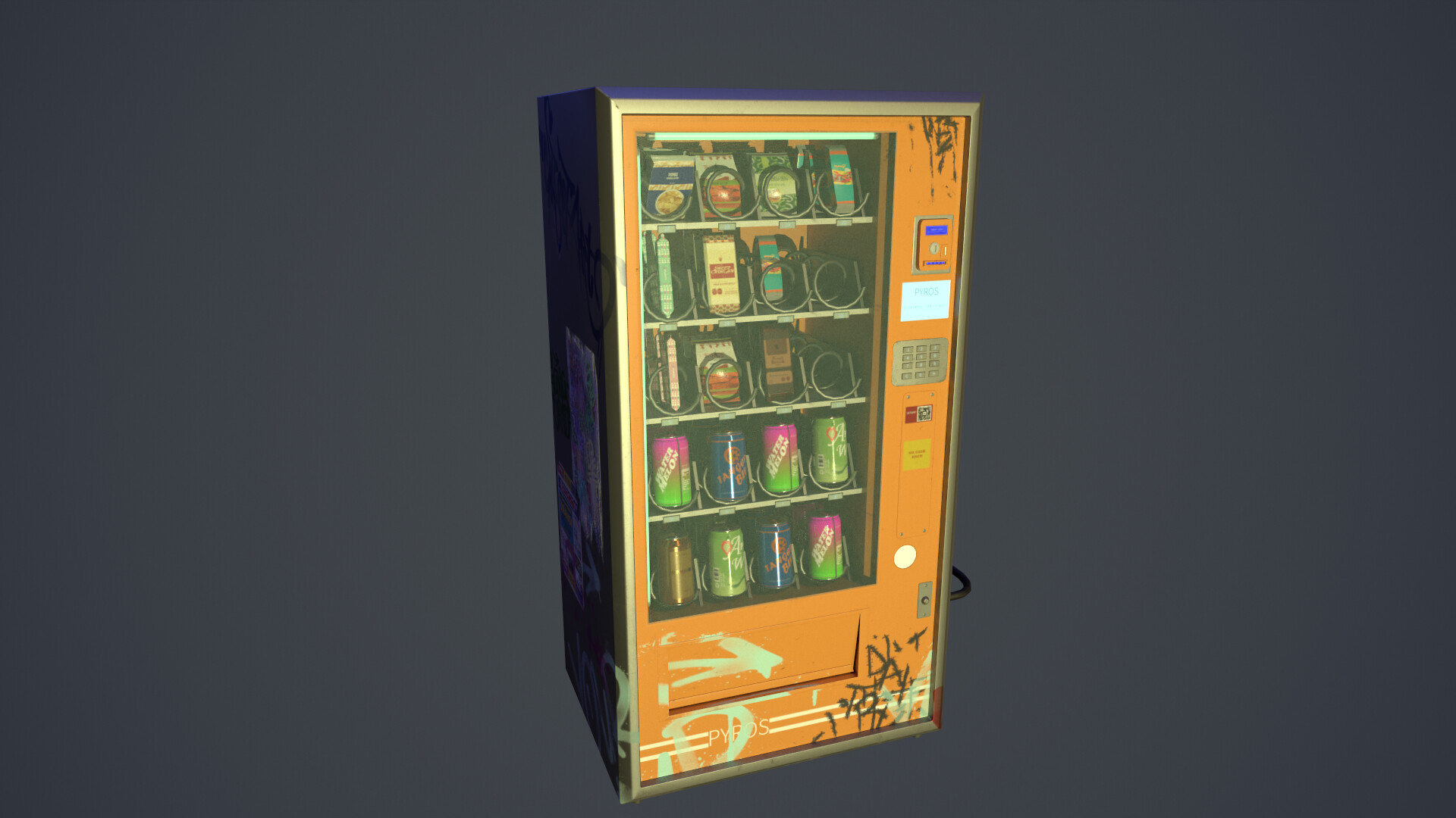 ArtStation - Vending Machine-3D model and Concept