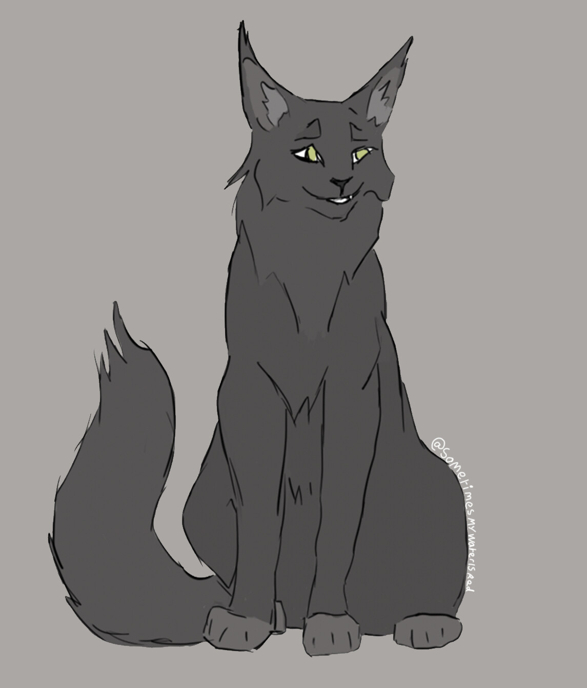 ArtStation - Smug Cat Sketch