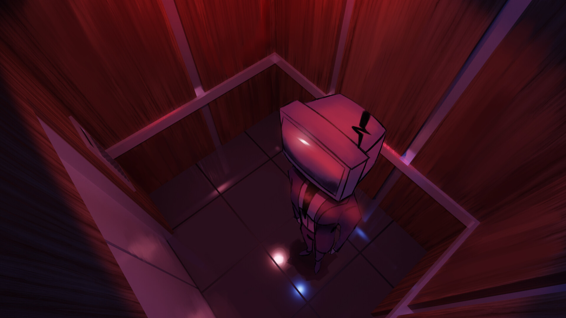 ArtStation - Static in an Elevator