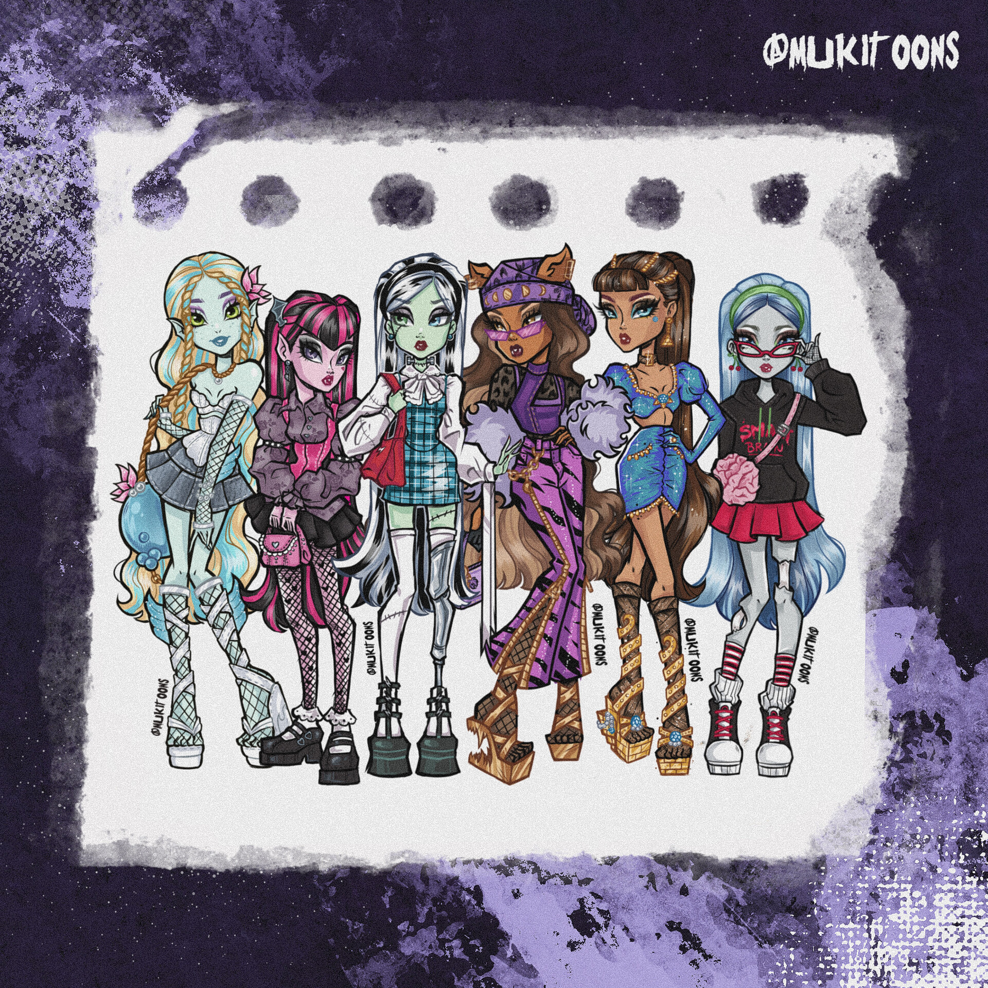 ArtStation - MONSTER HIGH - doll redesigns