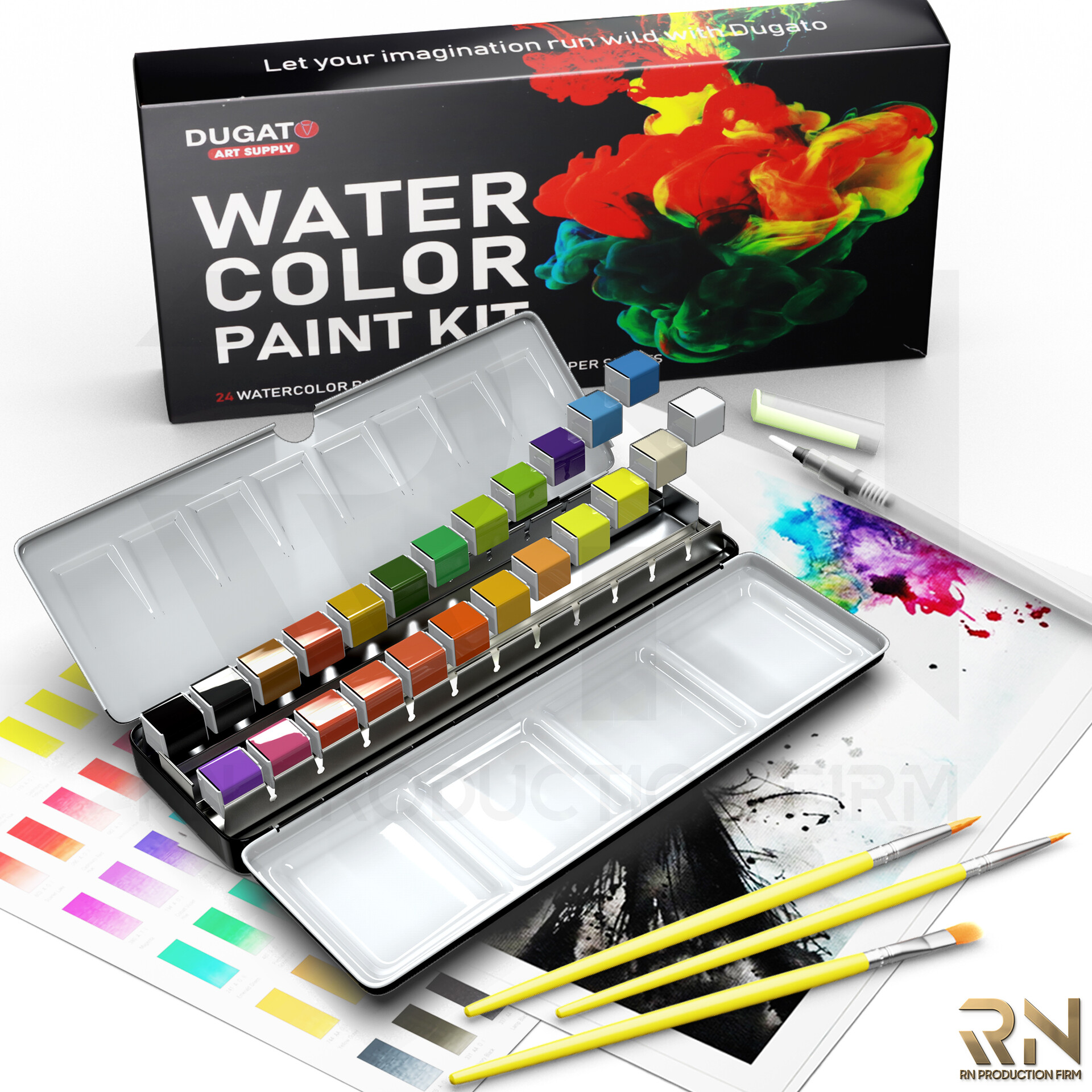 ArtStation - 3D "Paint Box" Project