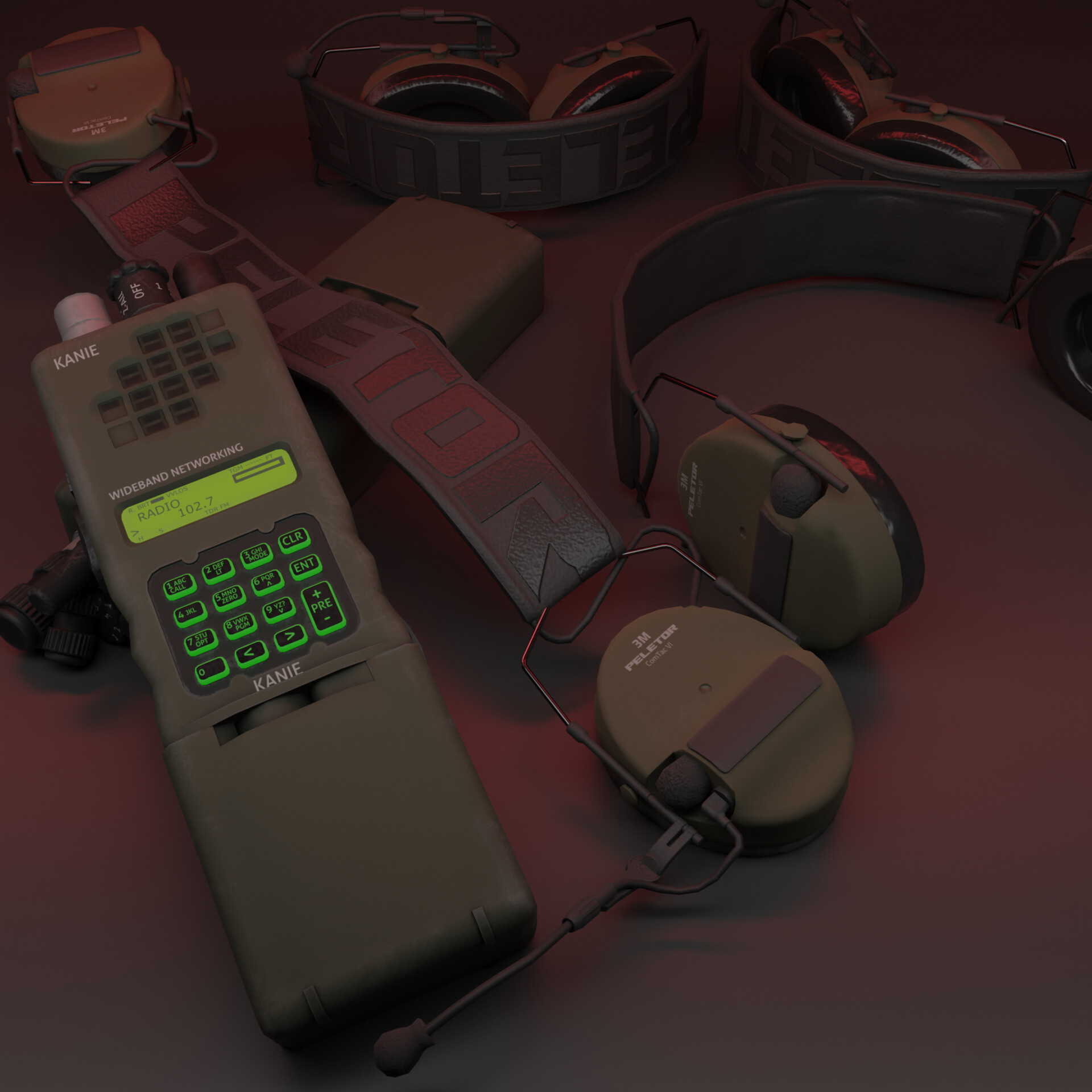 ArtStation - Comtac VI & TAC SKY PRC 152A
