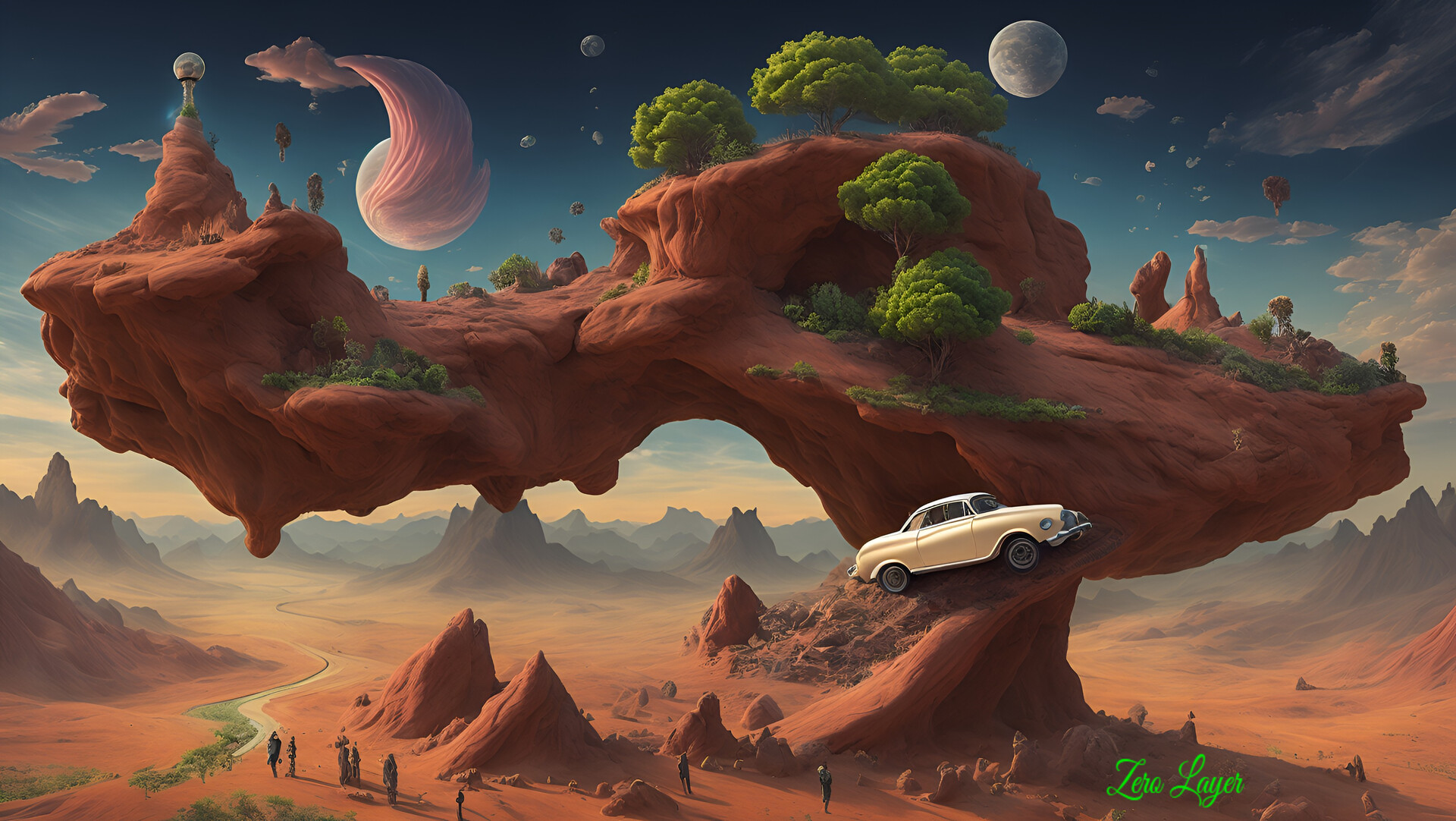 ArtStation - A fantasy dimension where the size perspective plays ...