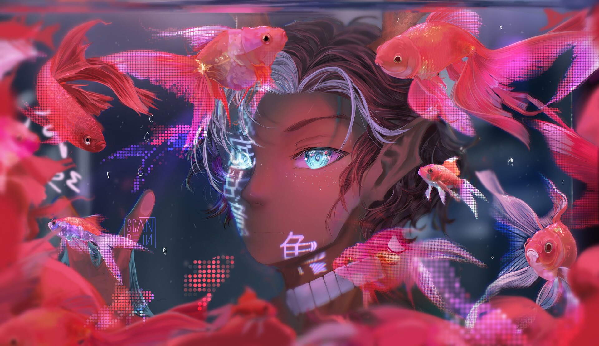 ArtStation - Hologram fish