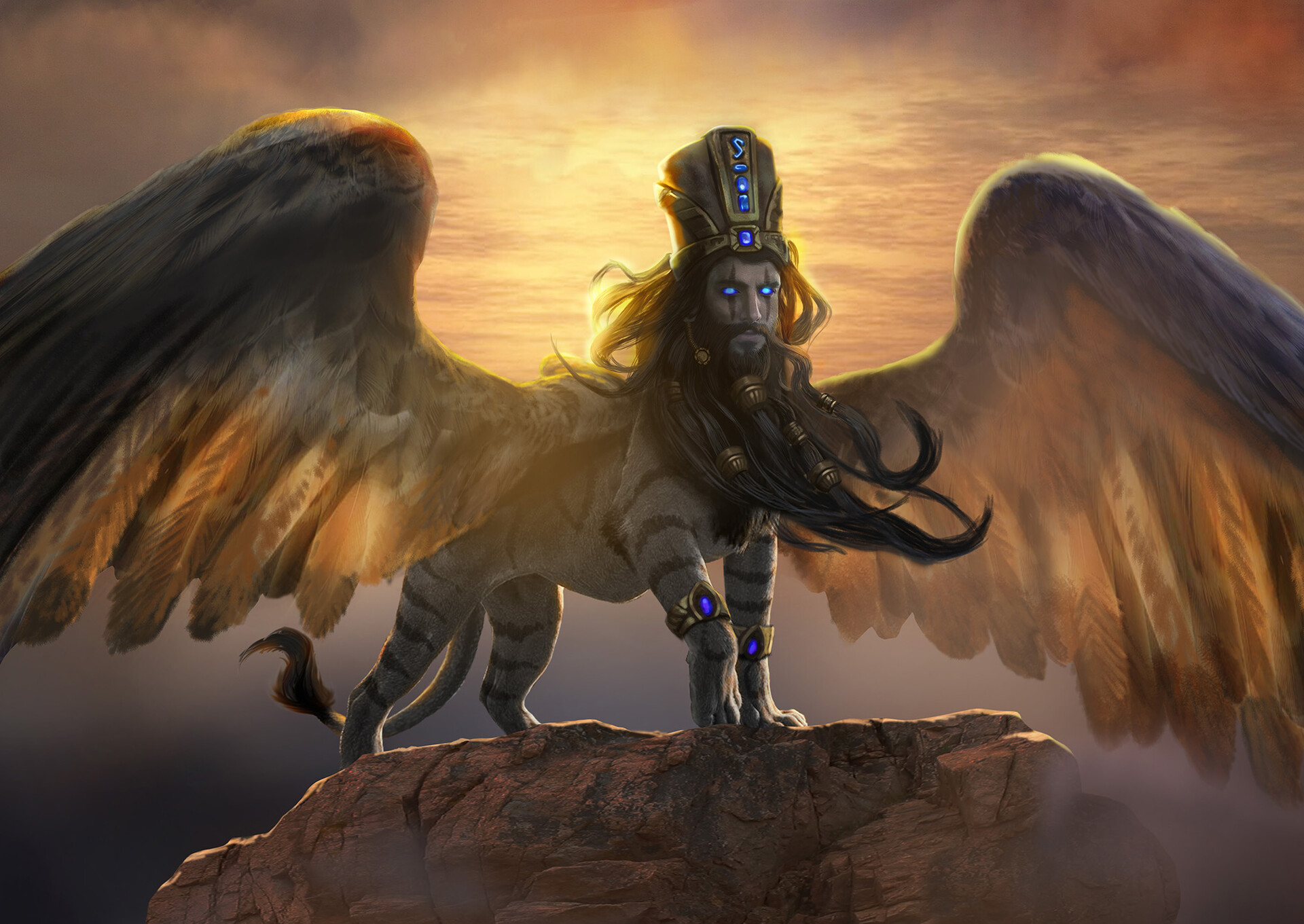 Sphinx Mythical Creature Drawing