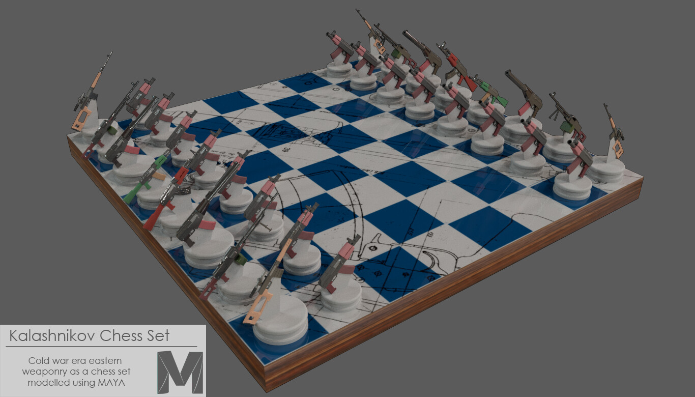 ArtStation - Chess Set