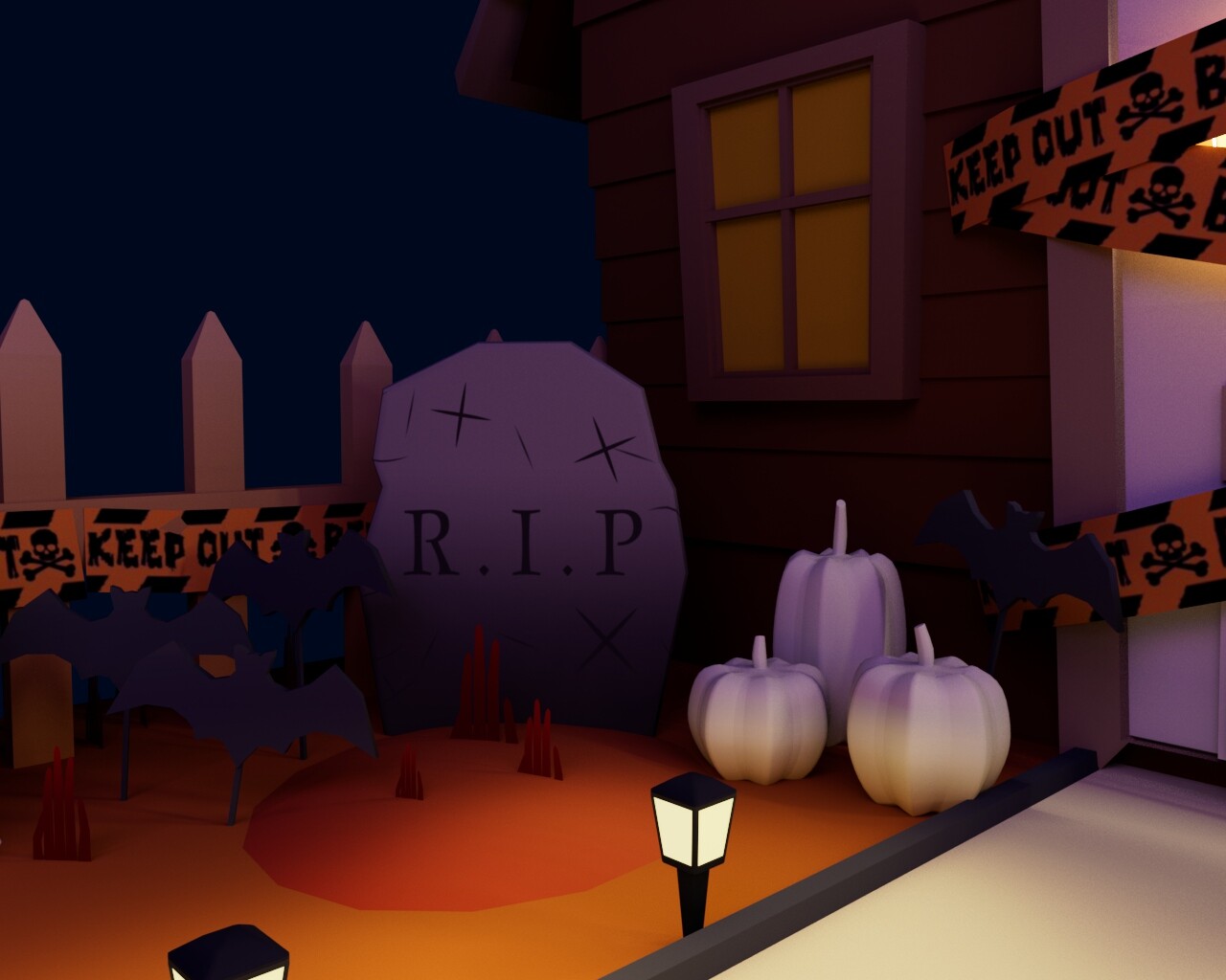 Anna Constable - Stylised Halloween Diorama