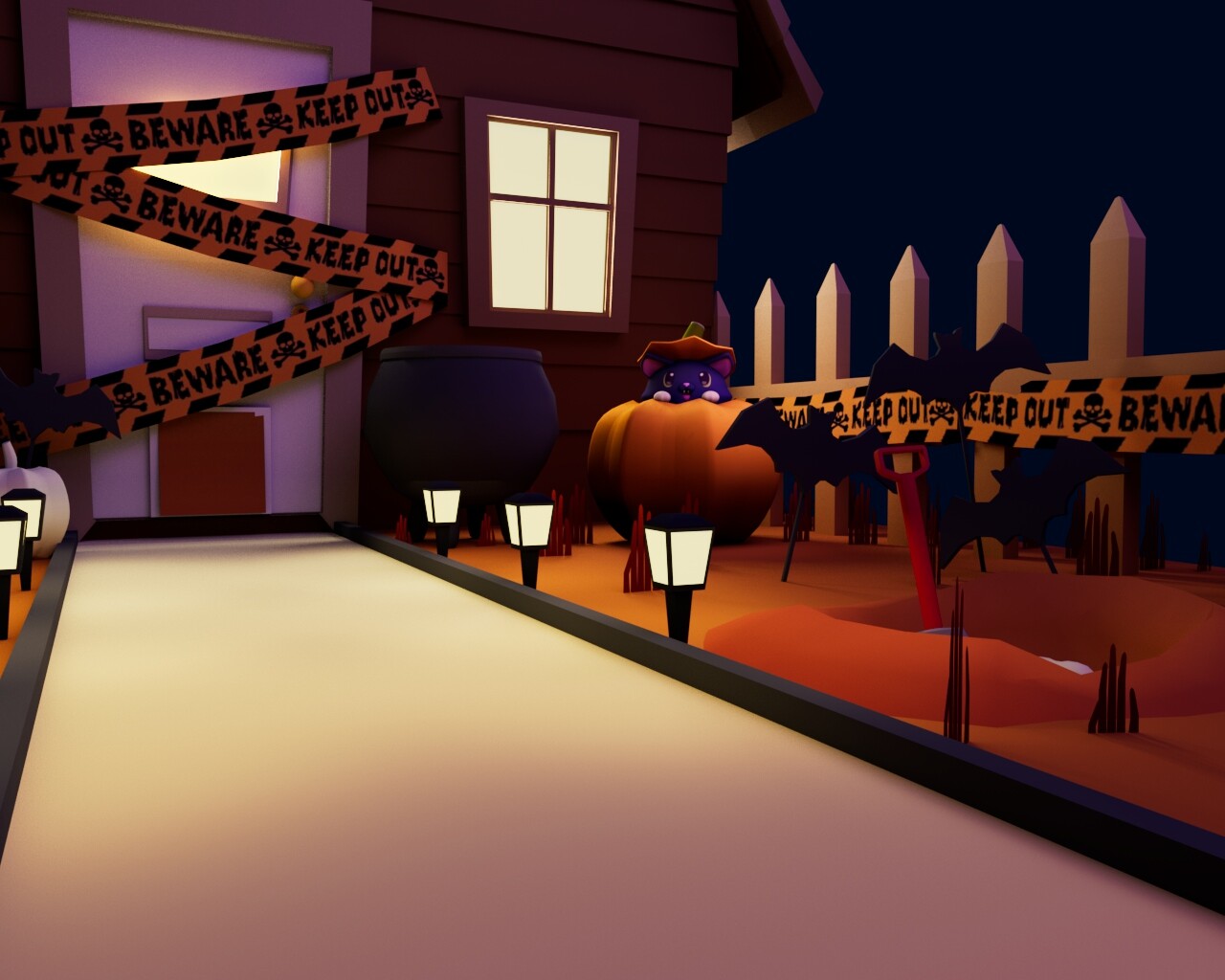 Anna Constable - Stylised Halloween Diorama