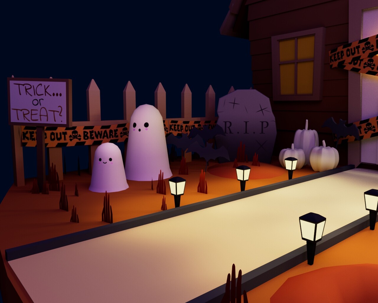 Anna Constable - Stylised Halloween Diorama