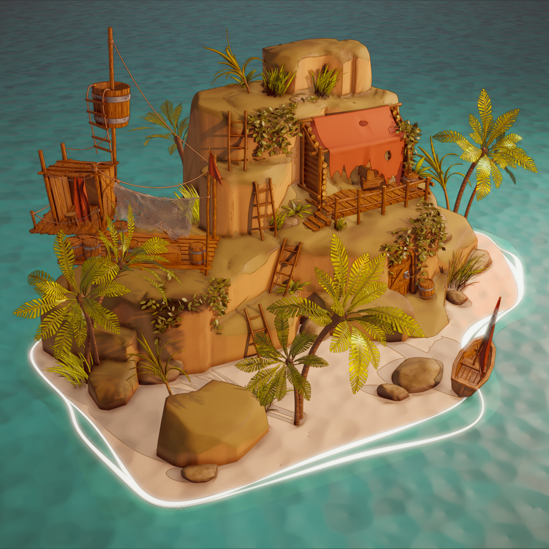 ArtStation - Island Lair