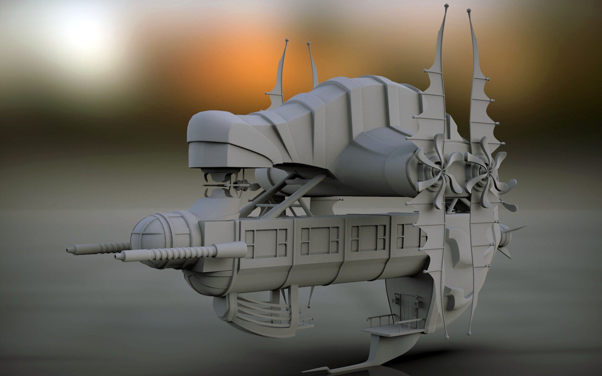 ArtStation - Concept Space Ship